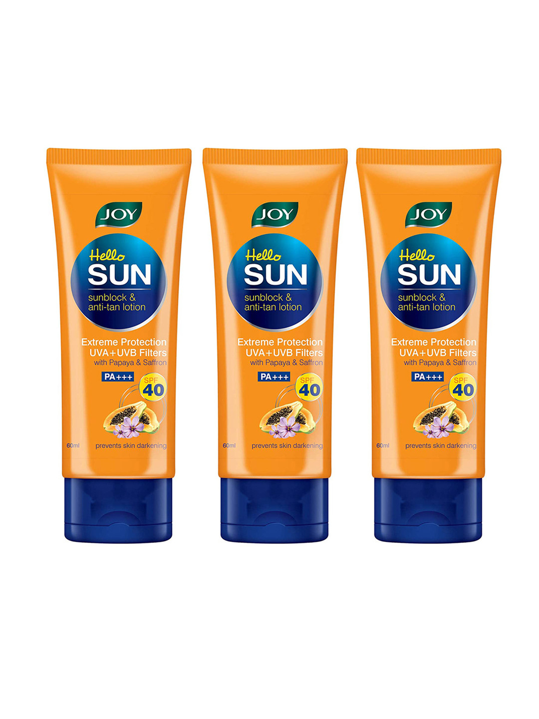 Buy JOY Set Of 3 Hello Sun Glow Protect Sunscreen Daily Brightening ...