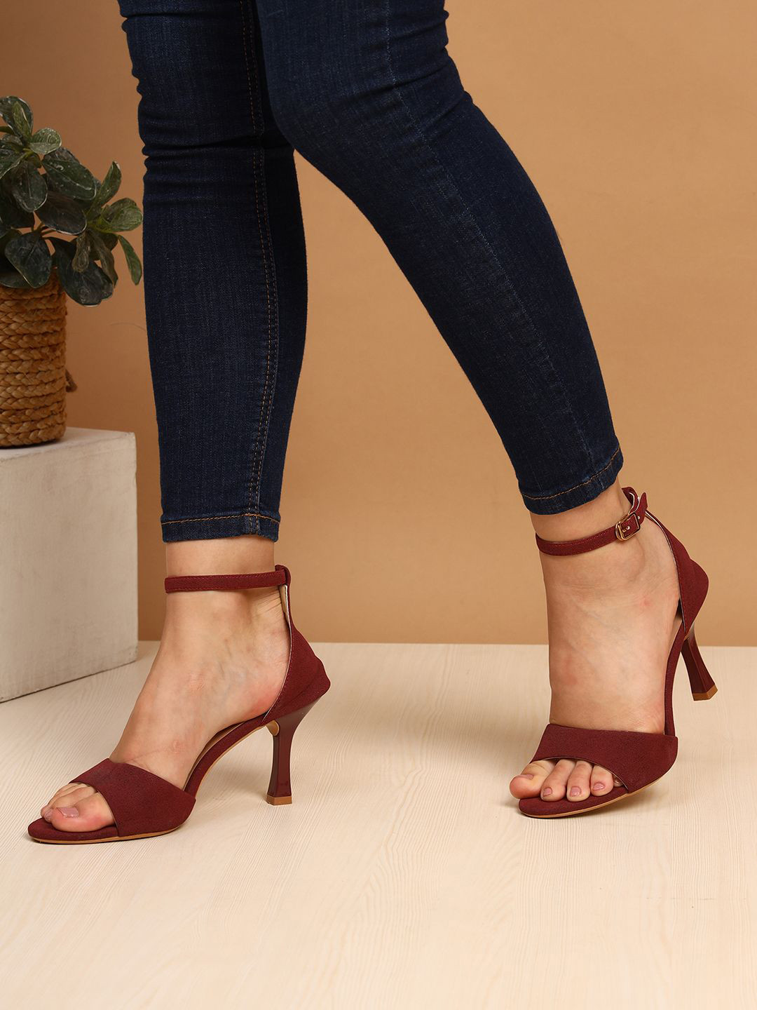 Buy DressBerry PU Work Stiletto Peep Toes - Heels for Women 30889112 ...