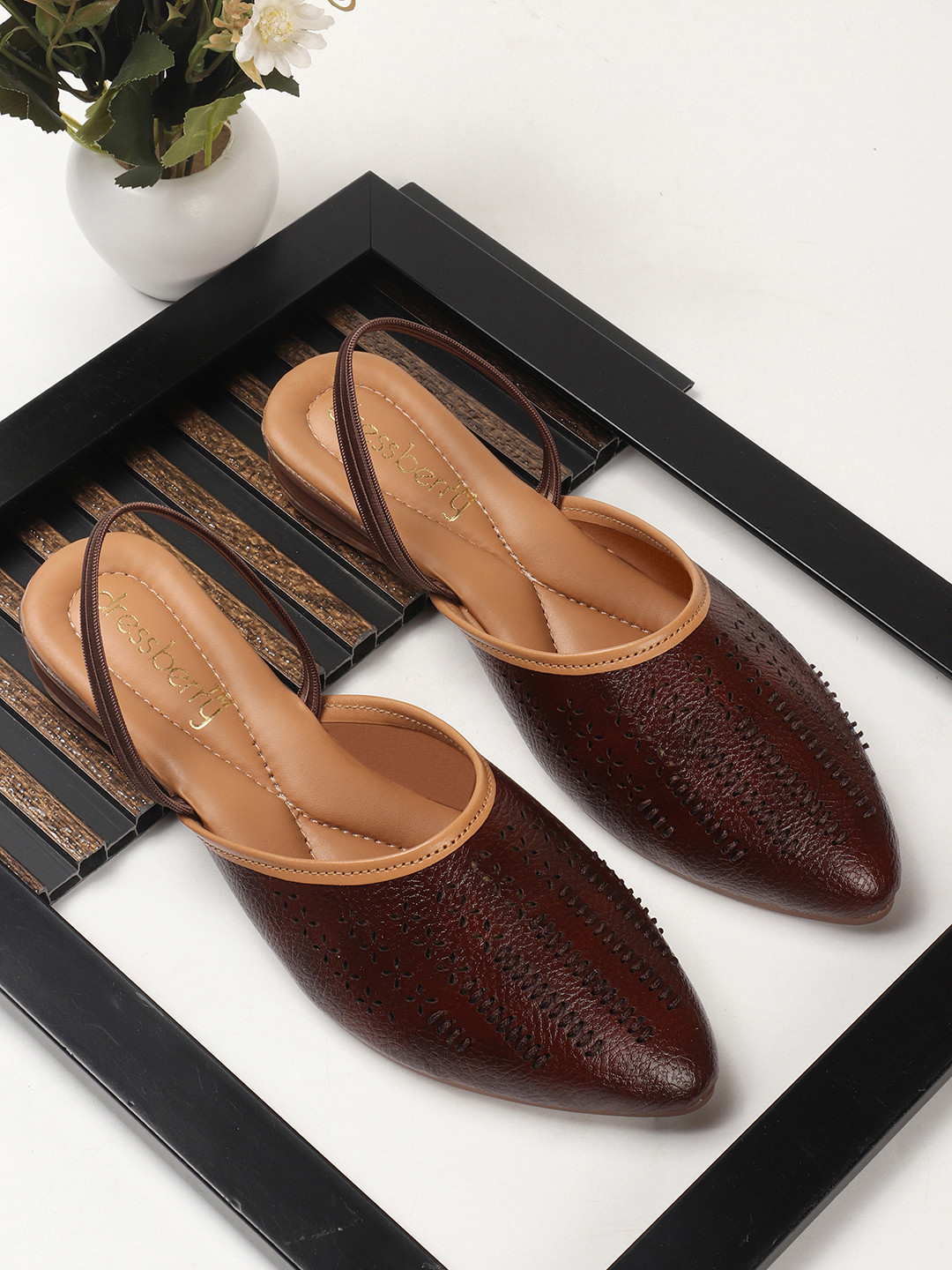 Buy DressBerry Women Backstrap Casual Flats - Ballerinas for Women ...