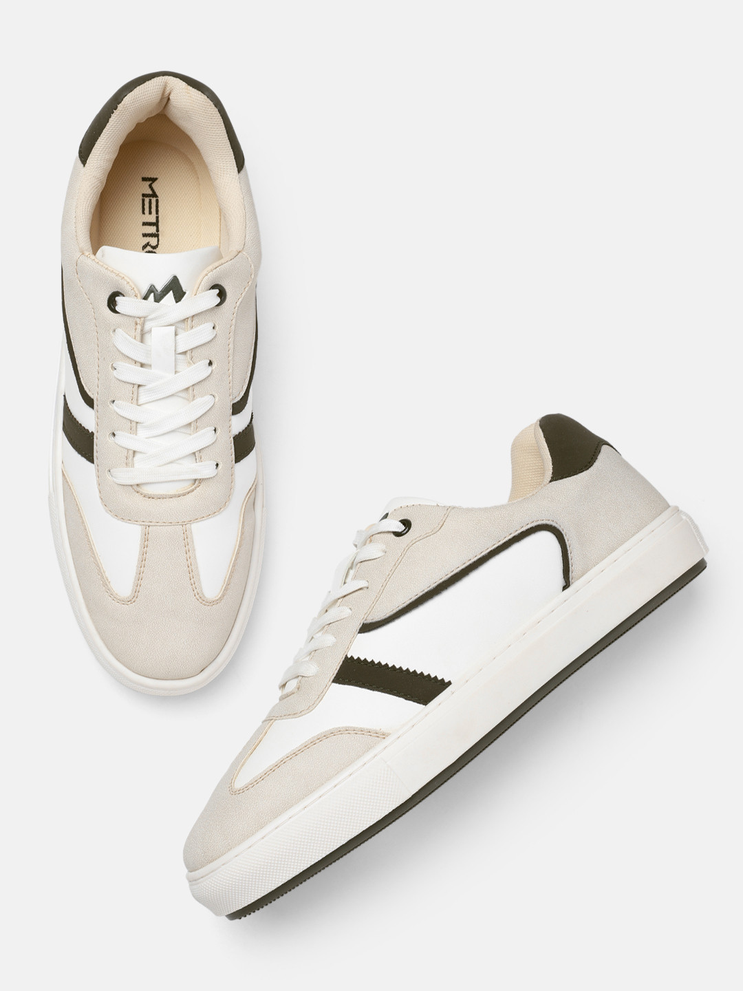 Buy Metro Men Colourblocked Sneakers - Casual Shoes for Men 30893688 ...