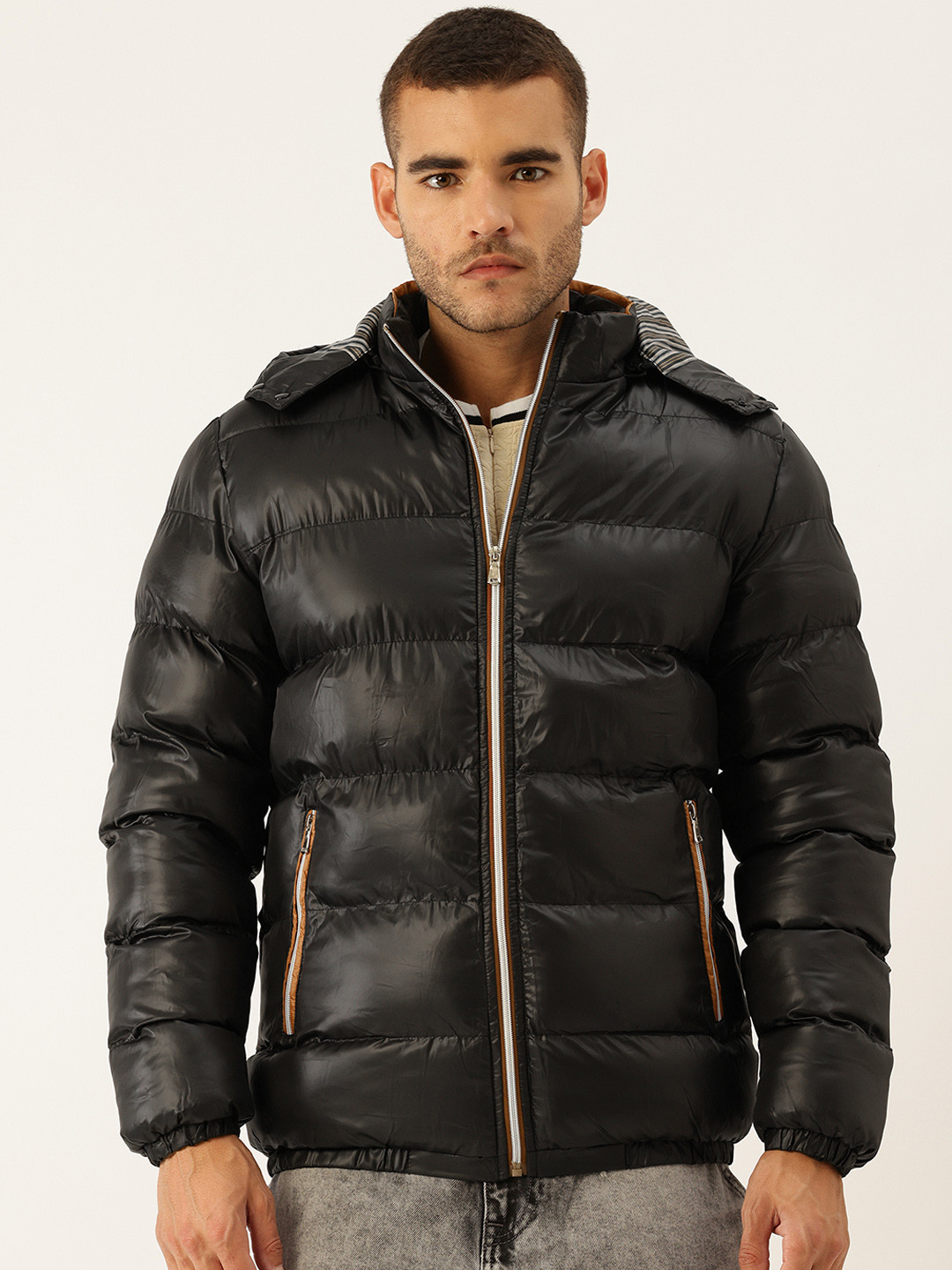 Buy StyleCast X Revolte Puffer Jacket With Detachable Hood - Jackets ...