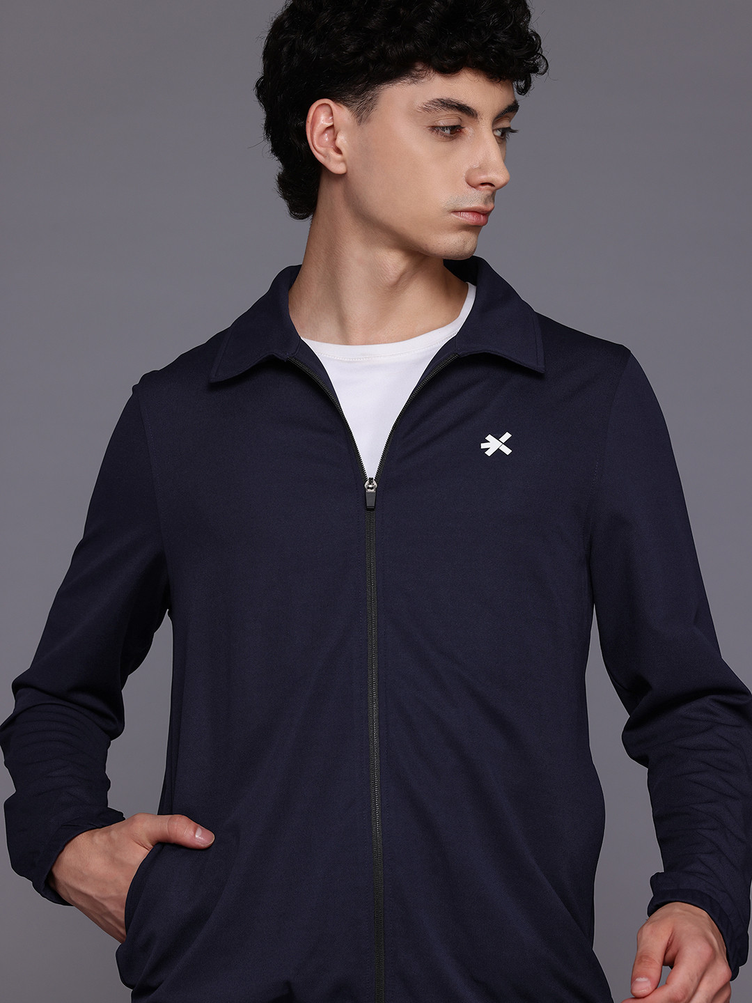 Buy HRX By Hrithik Roshan Rapid Dry Training Or Gym Jacket - Jackets ...