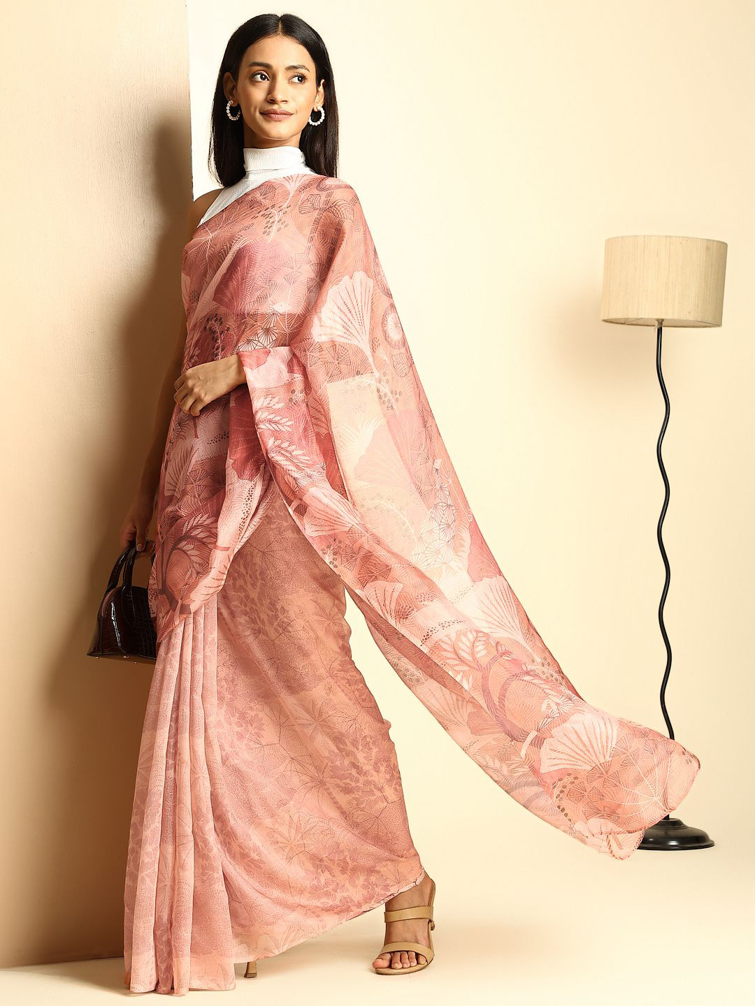 Buy Navyasa By Liva Floral Printed Saree - Sarees for Women 30954235 ...