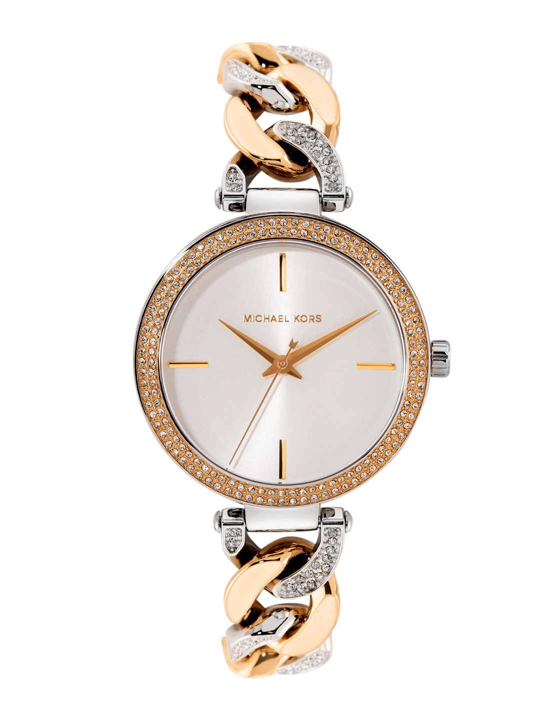 Buy Michael Kors Women Catelyn Two Tone Analogue Watch MK4634 - Watches ...