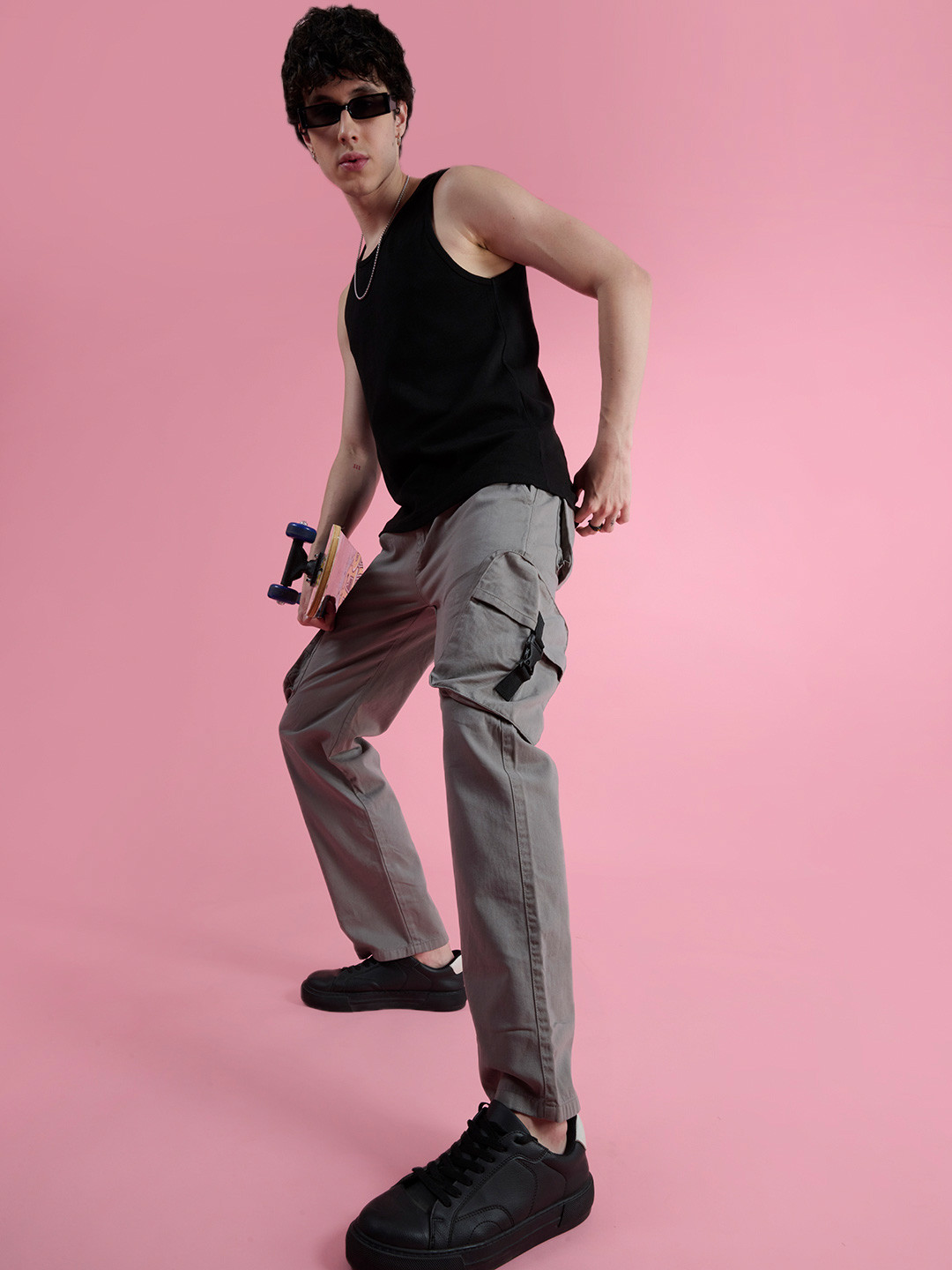 Buy Bene Kleed Men Classic Straight Fit High Rise Chinos Trousers ...