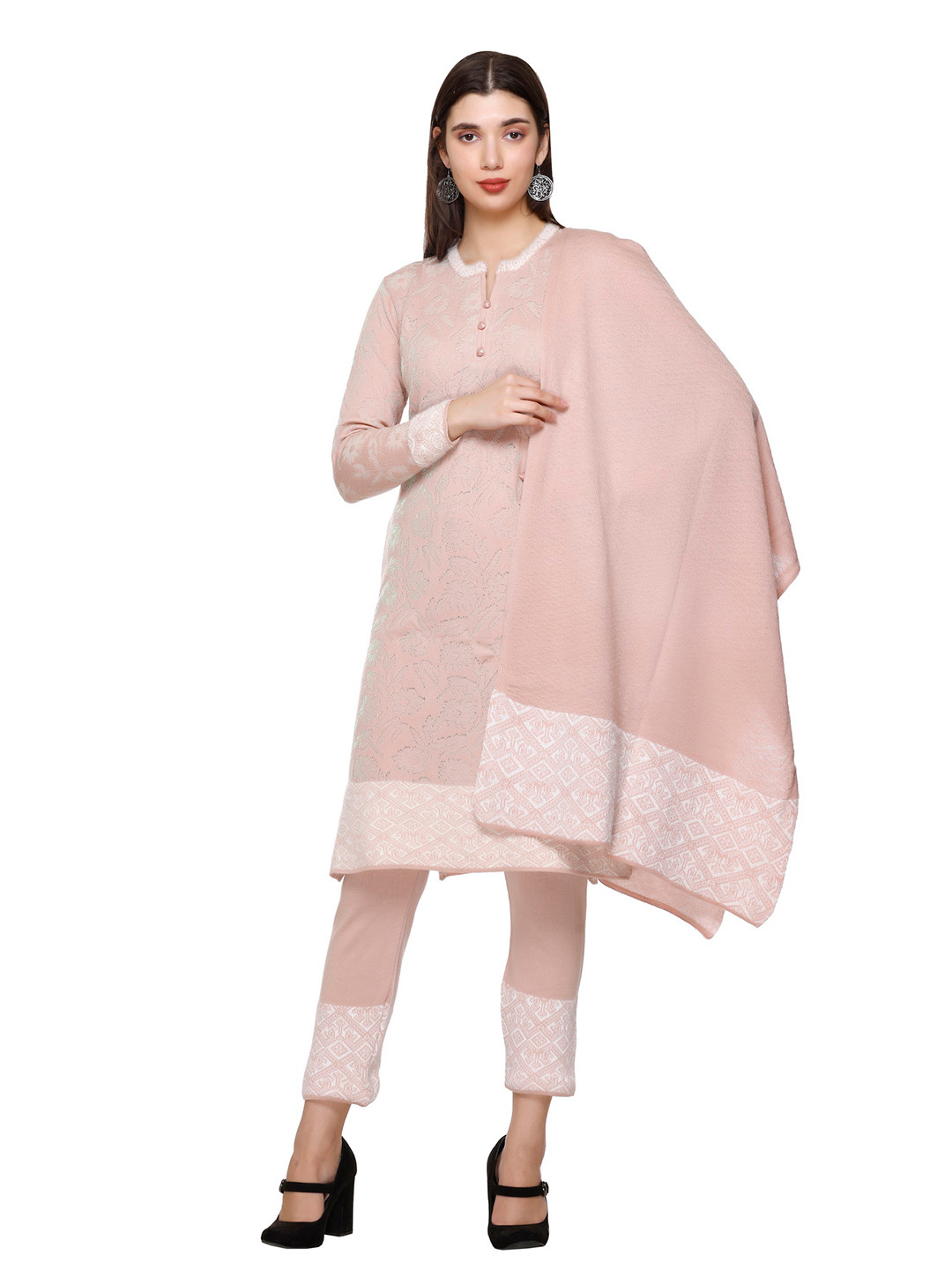 Buy MONTREX Women Regular Kurta With Trousers & With Dupatta - Kurta ...