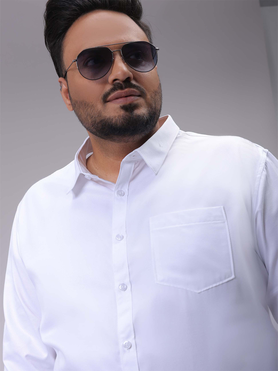 Buy Hardsoda By The Indian Garage Co Men Spread Collar Solid Formal ...