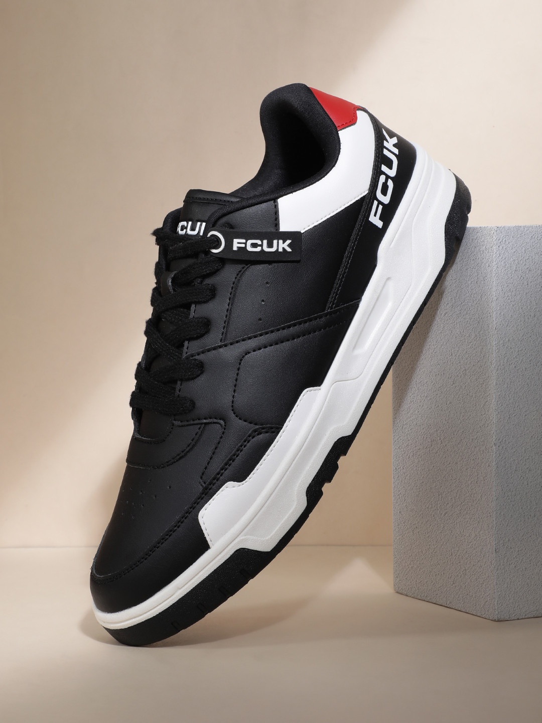 Buy FCUK Men Everyday Sneakers With Perforated Detail - Casual Shoes ...