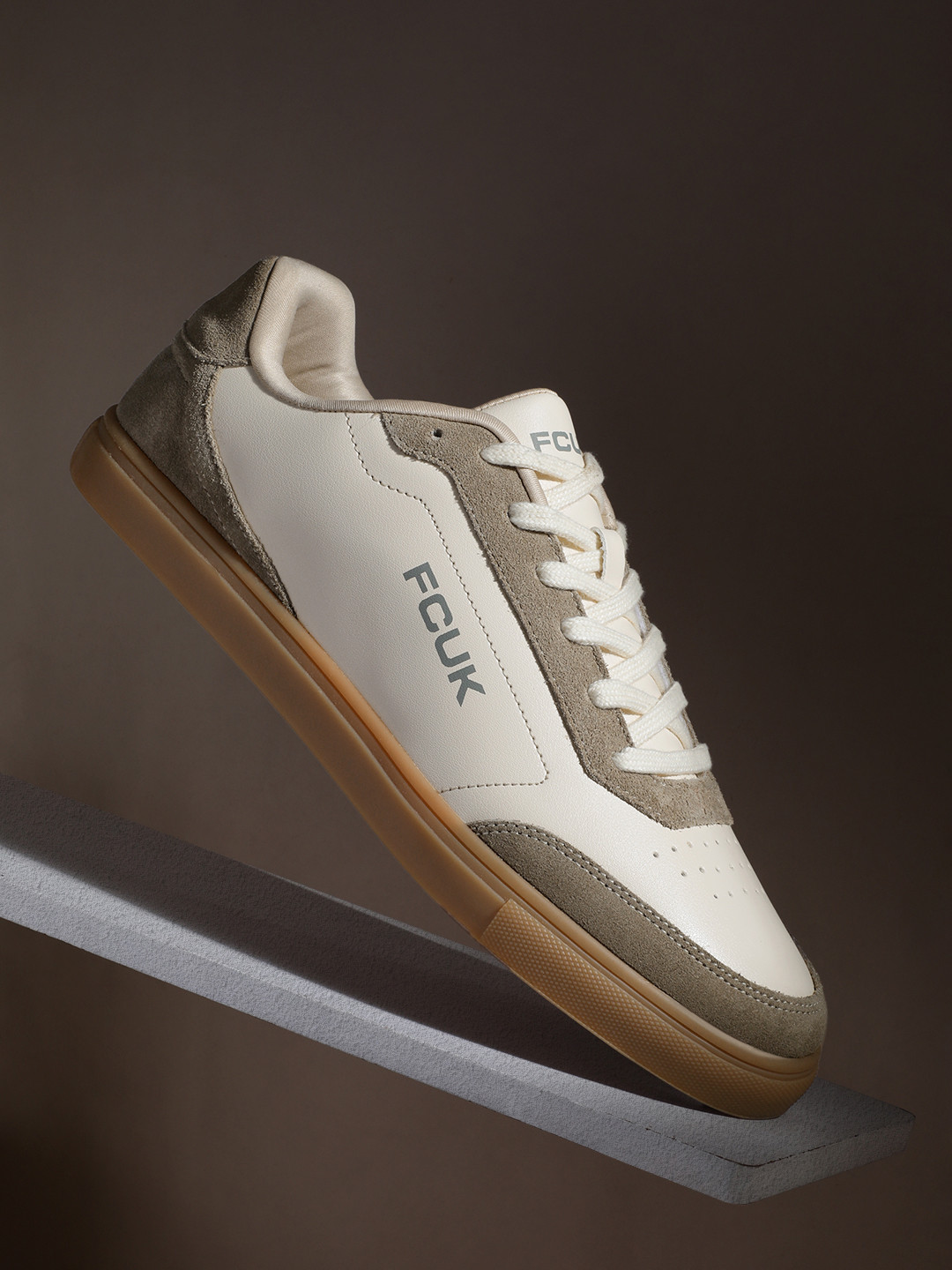 Buy FCUK Men Perforated Everyday Sneakers - Casual Shoes for Men ...