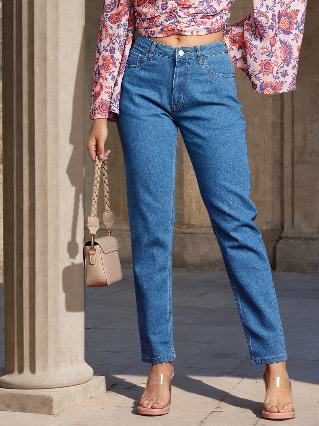 Buy All About You Women Boyfriend Fit High Rise Stretchable Jeans ...