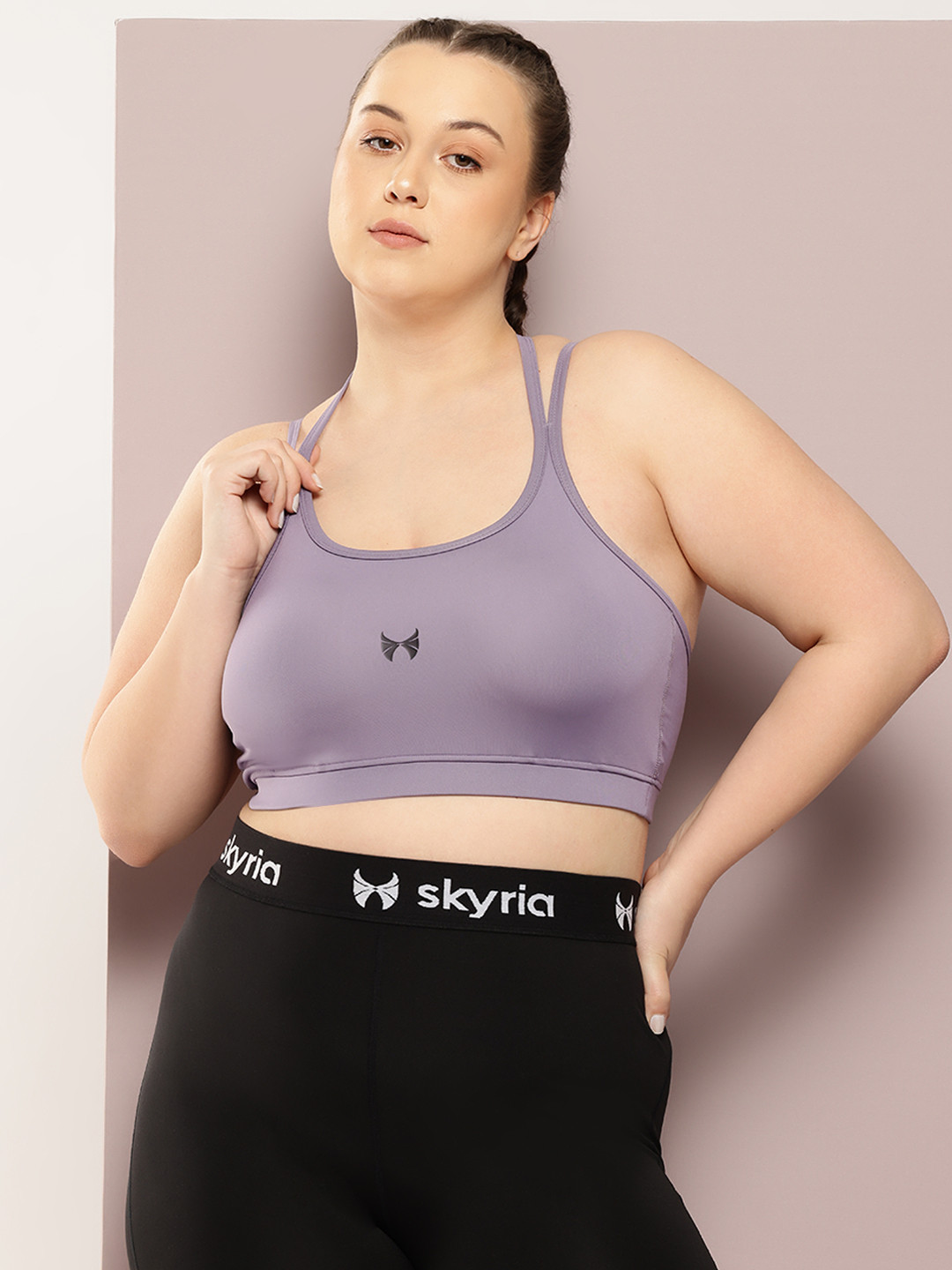 Buy Skyria Plus Size Medium Coverage Sports Bra - Bra for Women 31027619 | Myntra