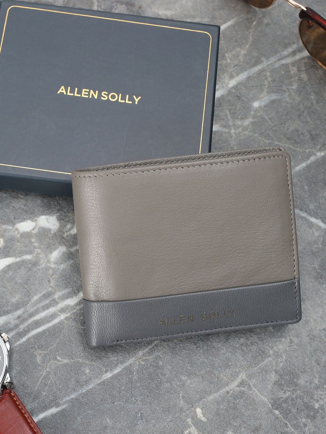 Buy Allen Solly Men Leather Two Fold Wallet - Wallets for Men 31028558 ...