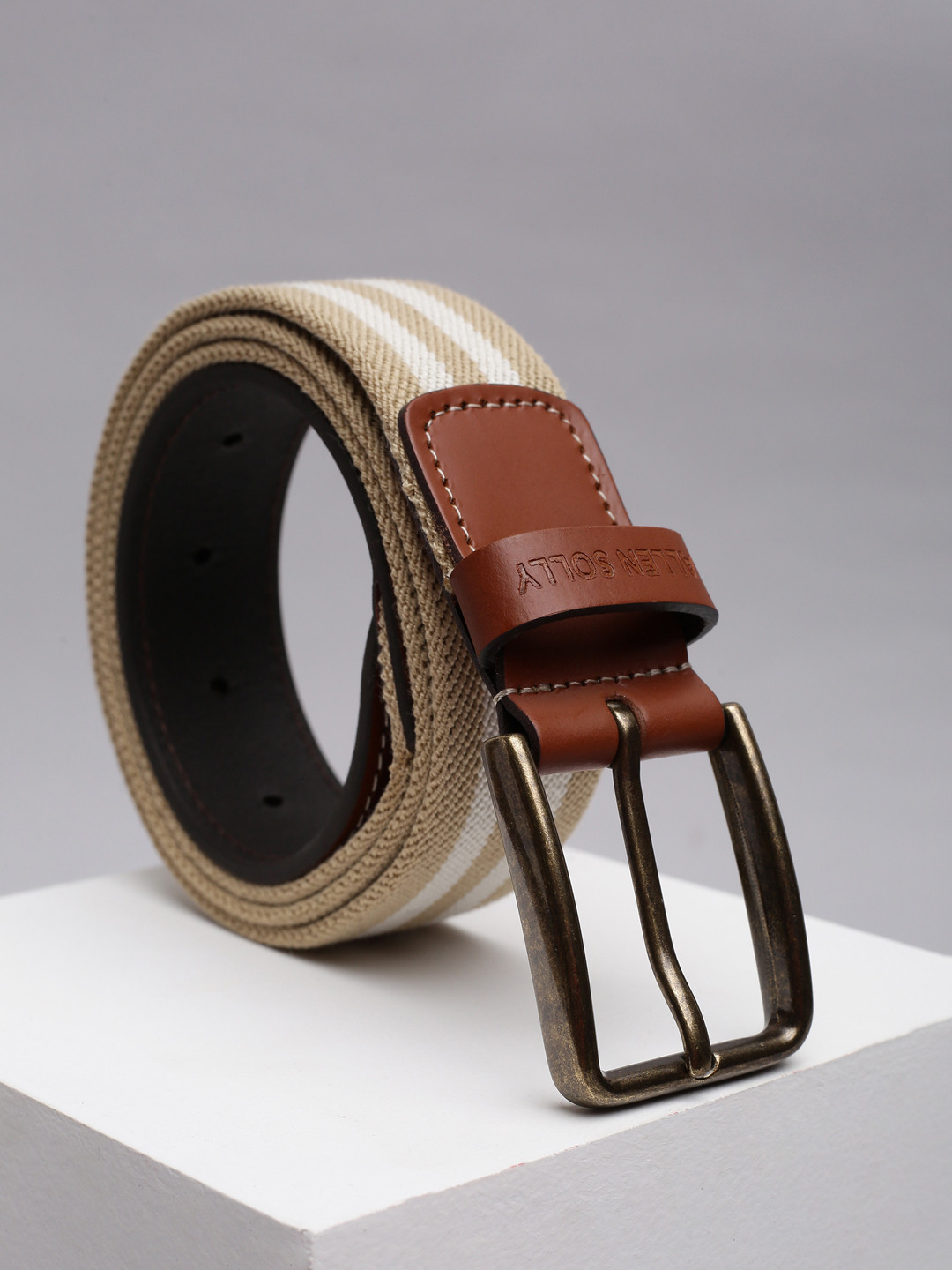 Buy Allen Solly Men Textured Leather Belt - Belts for Men 31028570 | Myntra