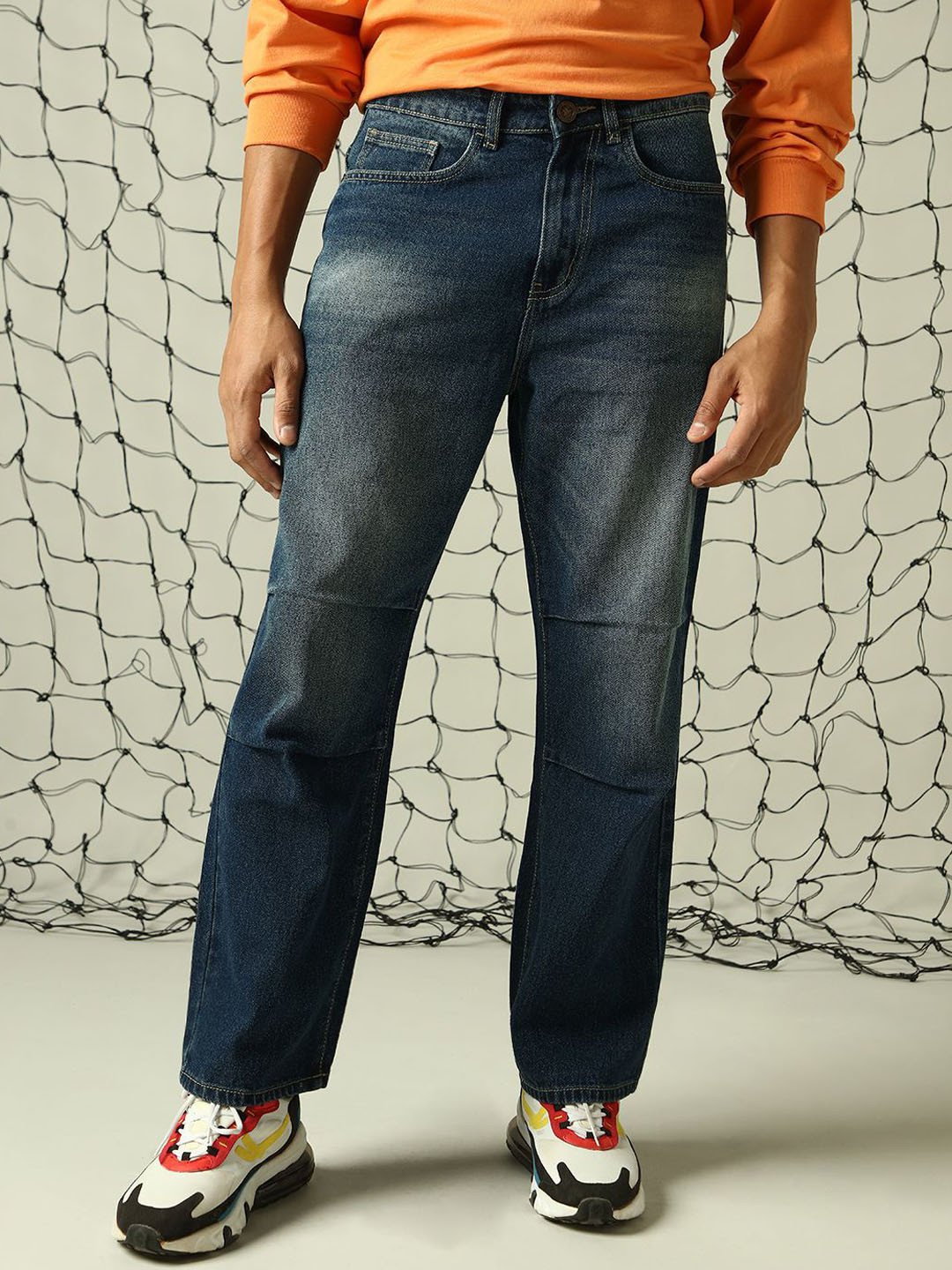 Buy Hubberholme Men Loose Relaxed Baggy Fit Mildly Parachute Detail ...