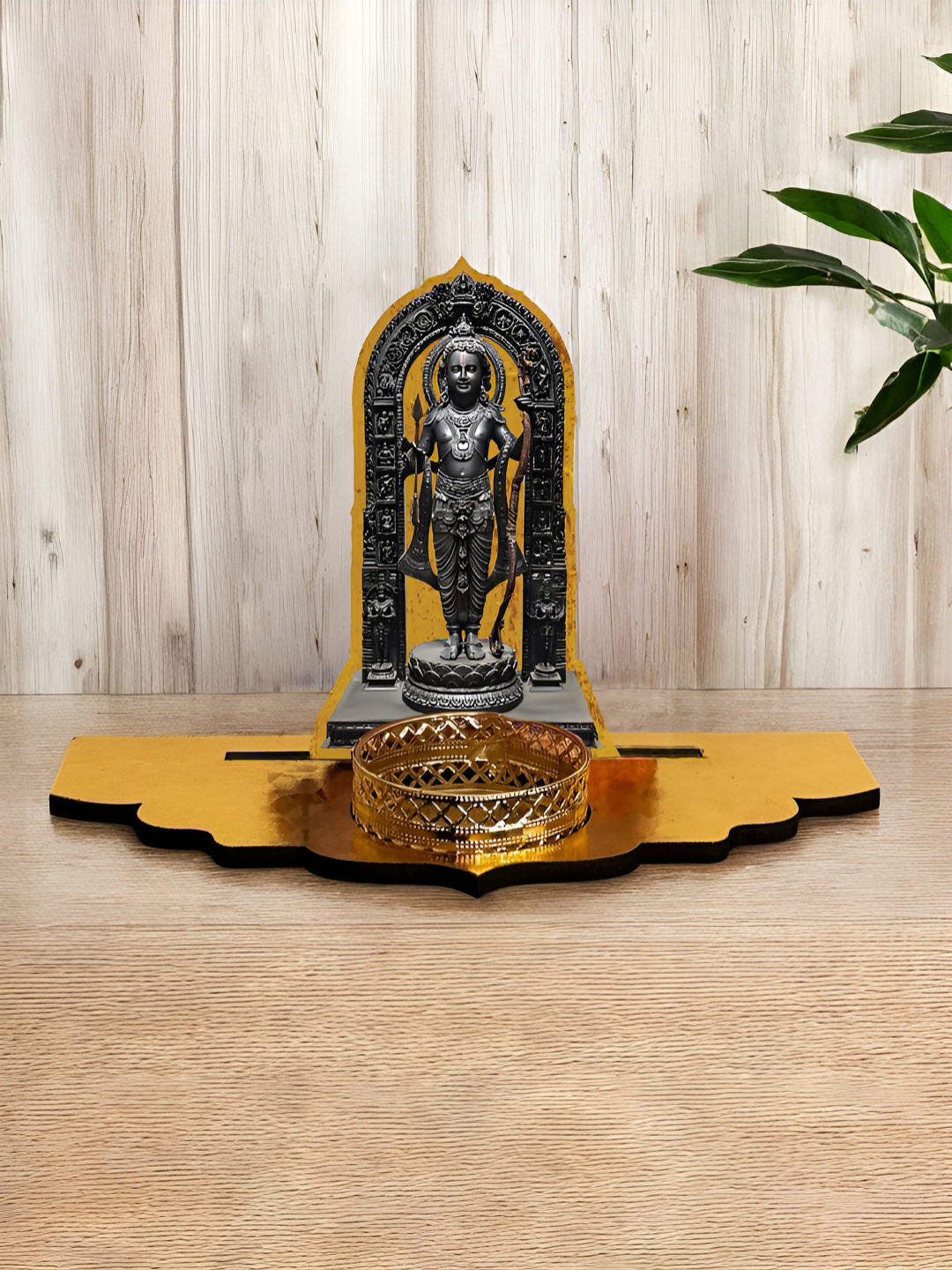 Buy Art Street Ayodhya Ram Mandir MDF Cutout Religious Table Top ...