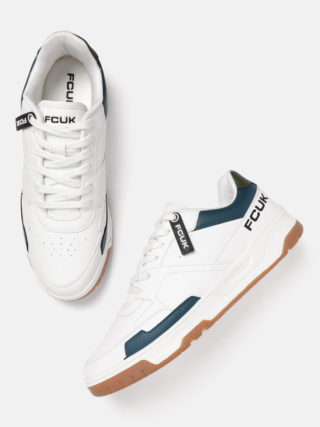 Buy FCUK Men Perforated Sneakers - Casual Shoes for Men 31033497 | Myntra