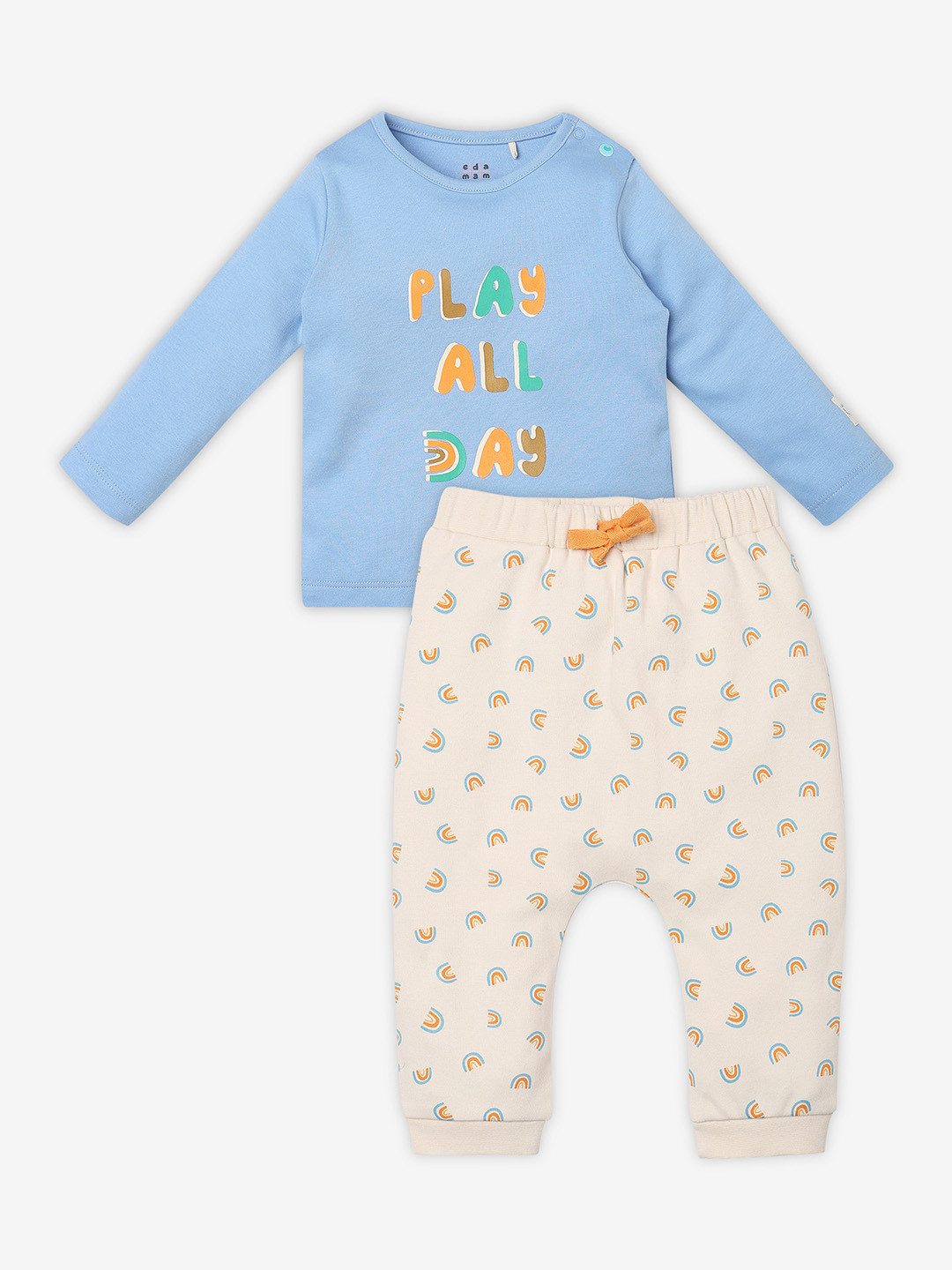 Buy Ed A Mamma Baby Unisex Kids Printed T Shirt - Clothing Set for ...