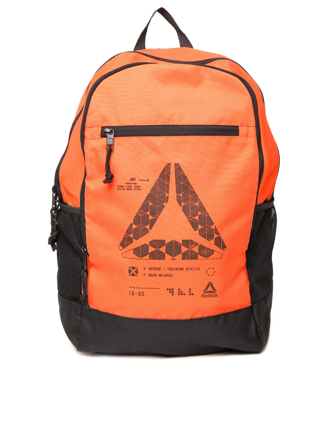 Buy Reebok Unisex Orange Printed JUNIOR MOTION TR Backpack - Backpacks ...
