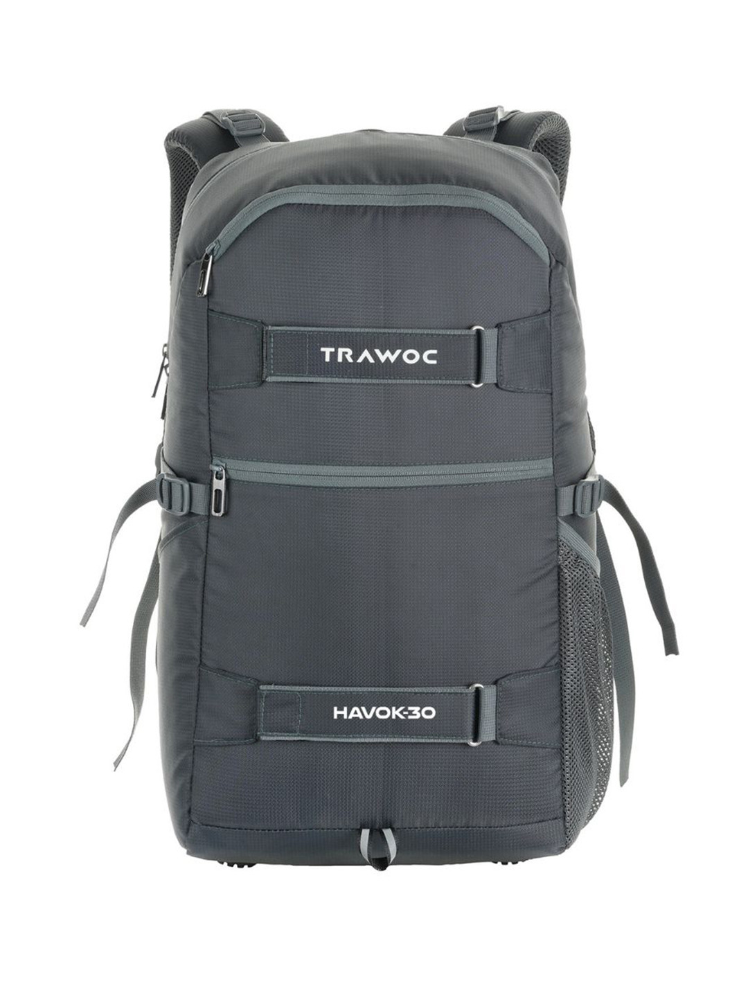 Buy TRAWOC Unisex Brand Logo Backpack With Compression Straps ...