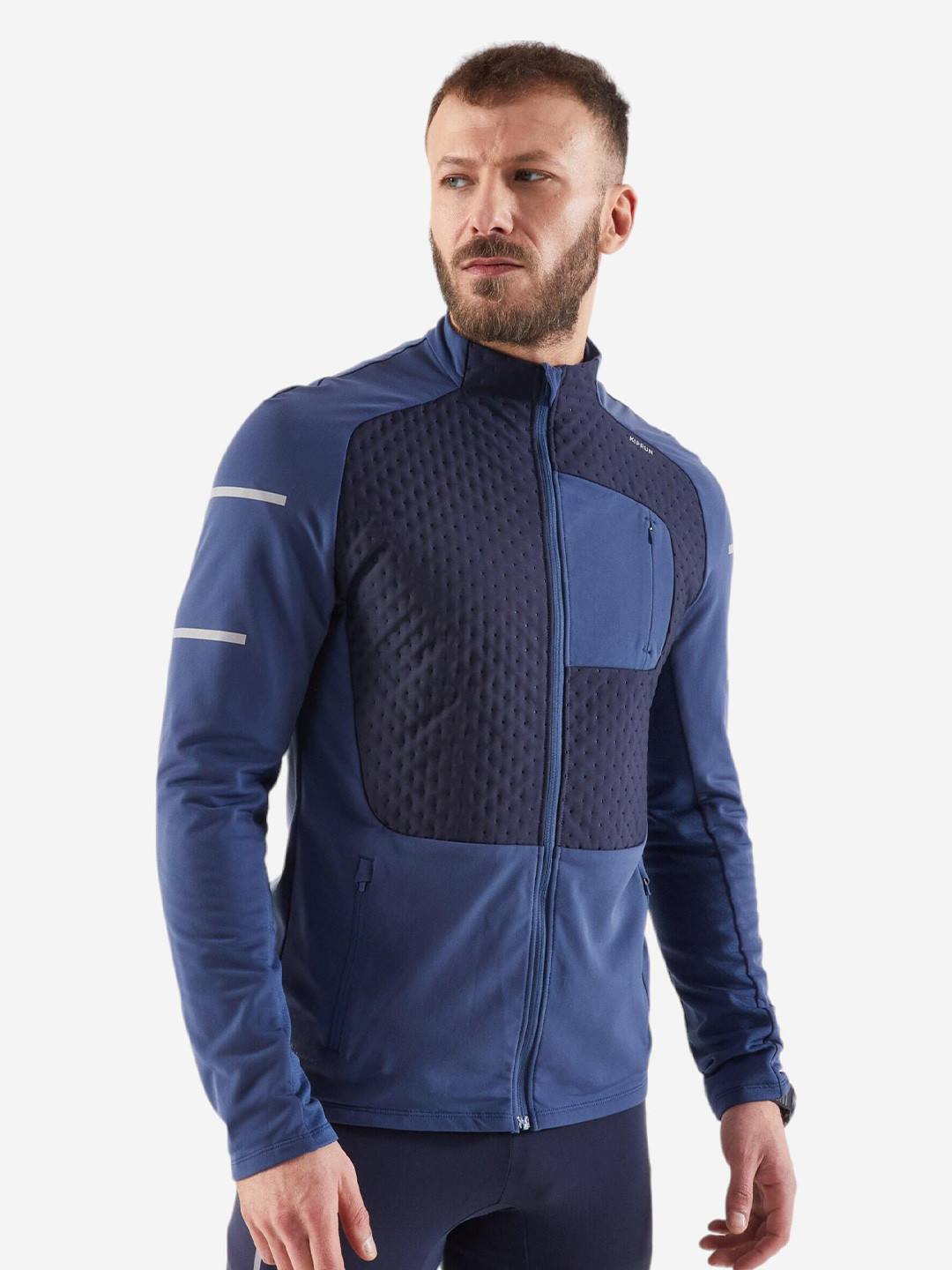 Buy KIPRUN By Decathlon Men Stand Collar Long Sleeves Lightweight ...