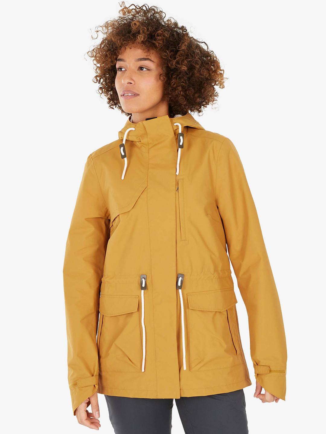 Buy Decathlon Women Waterproof Hooded Jacket - Jackets for Women ...