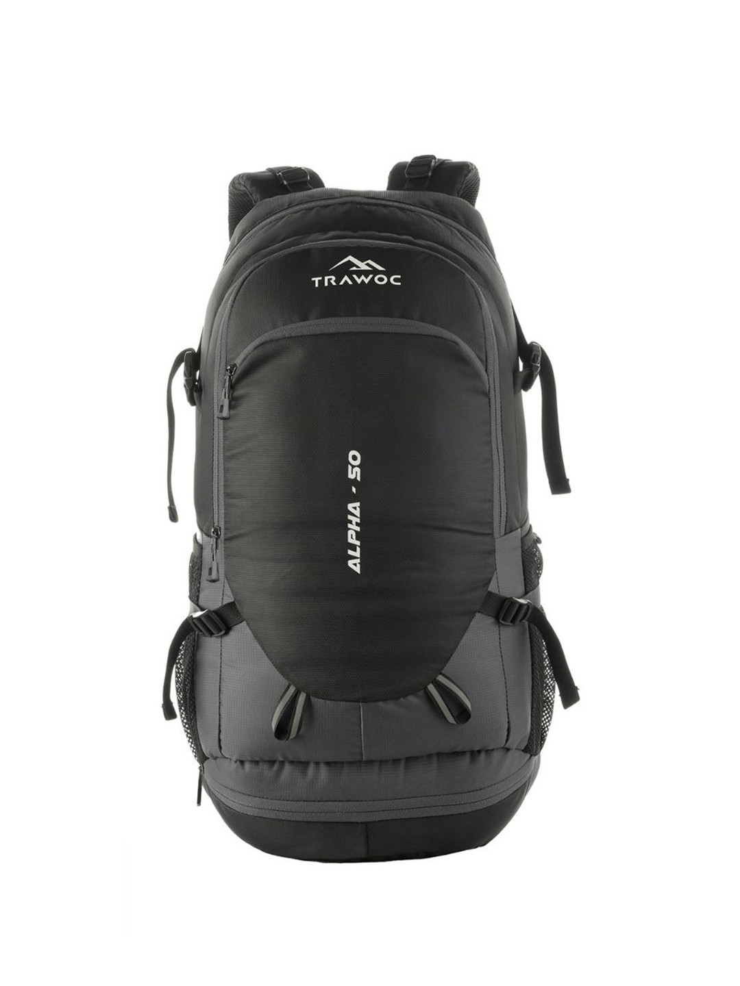 Buy TRAWOC ALPHA Unisex Solid 50L Rucksack For Trekking Camping ...