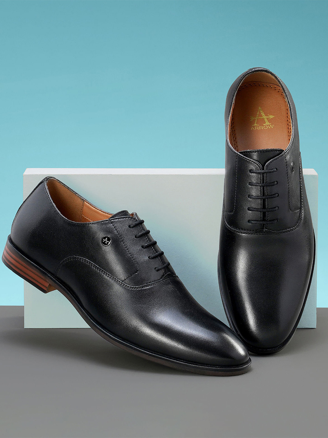 Buy Arrow PELICAN 2.0 Men Lace Up Leather Derbys - Formal Shoes for Men ...