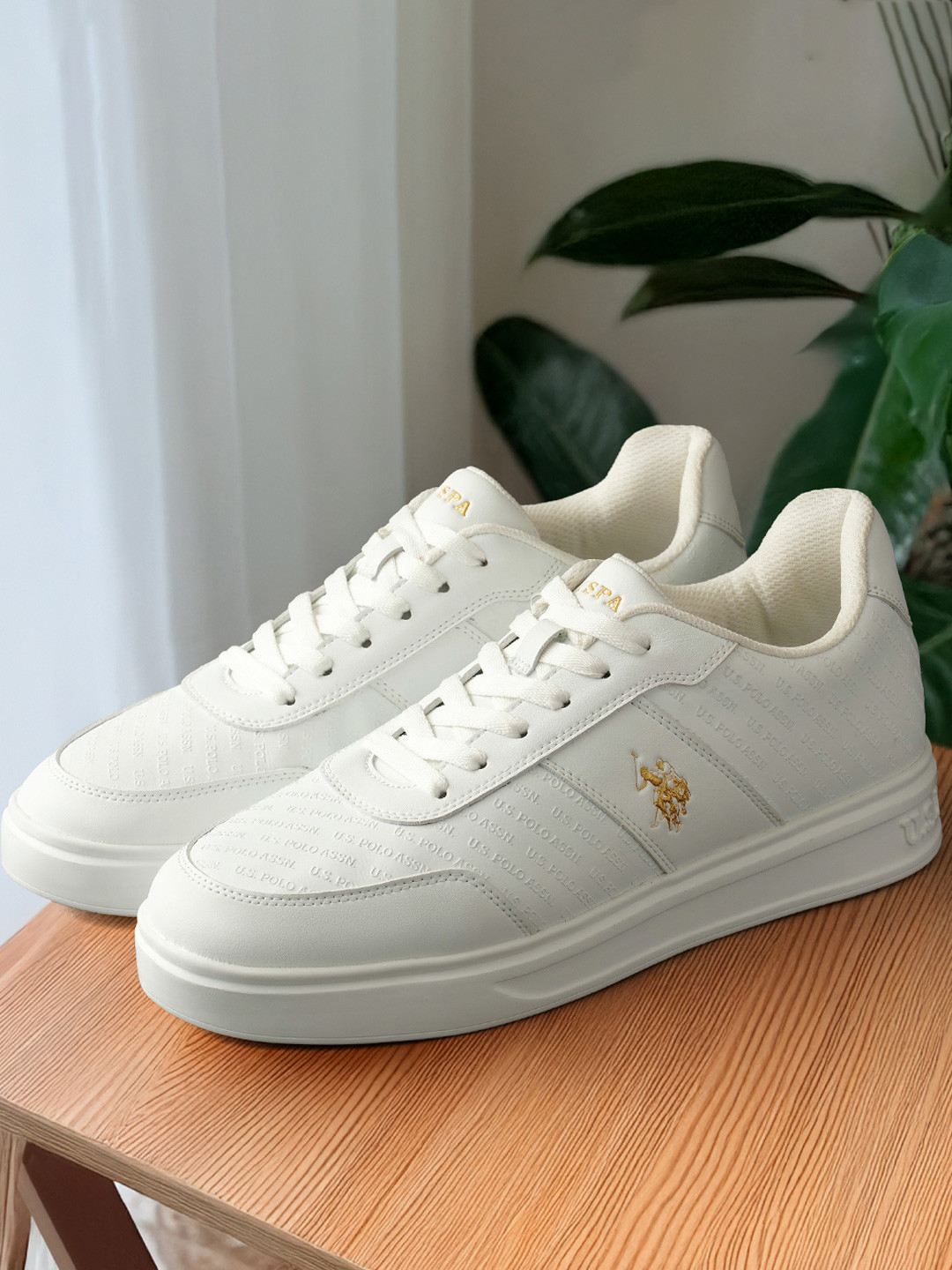 Buy U.S. Polo Assn. CORT Men Colourblocked Casual Sneakers - Casual ...