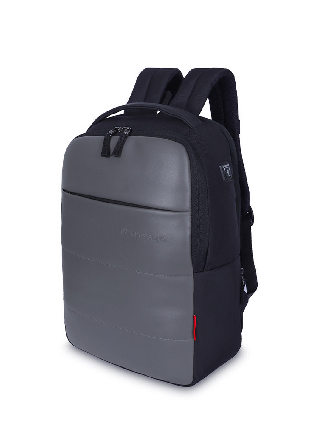 Buy Harissons Zenith Unisex Grey 16L Vegan Leather Laptop Backpack ...