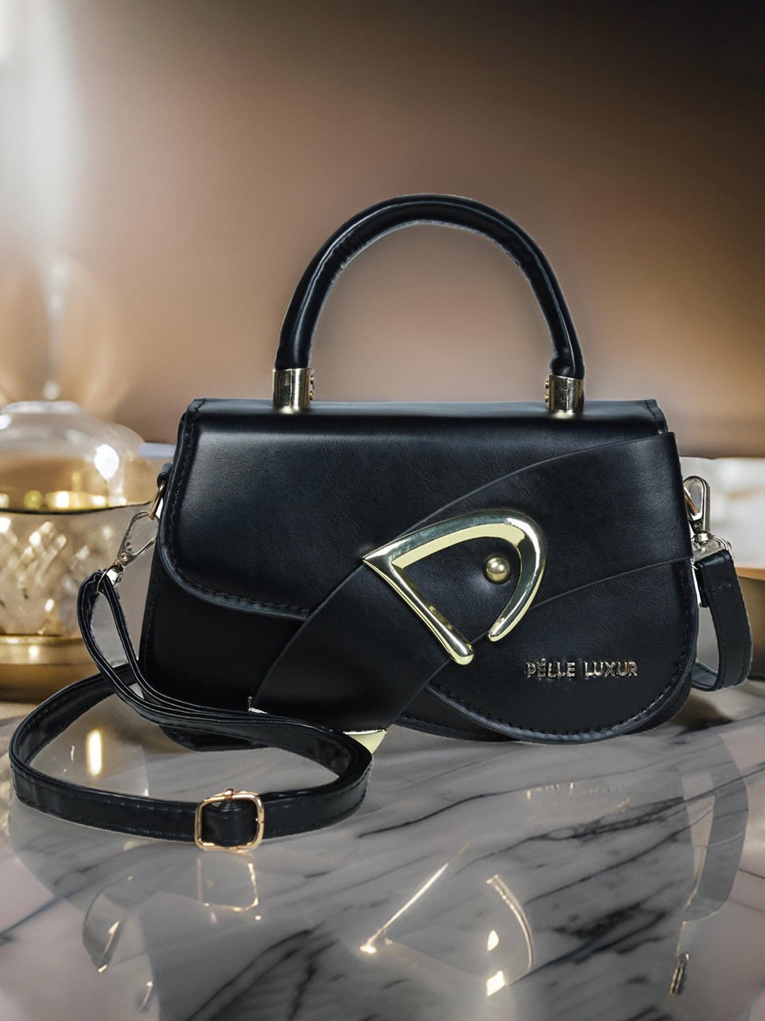 Buy PELLE LUXUR Women Bowling Bag - Handbags for Women 31283571 | Myntra