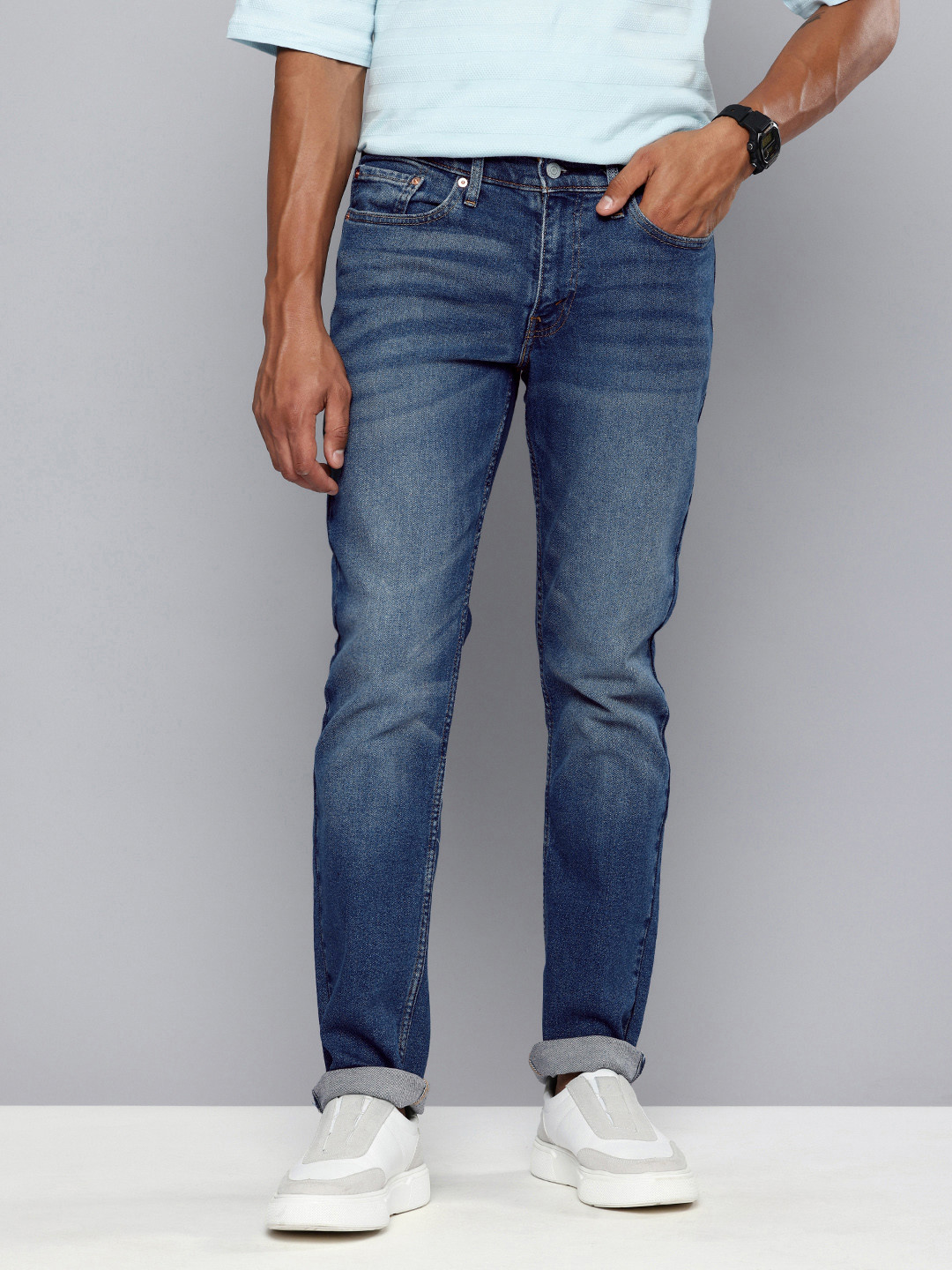 Buy Levis Men 511 Slim Fit Heavy Fade Stretchable Jeans - Jeans for Men ...