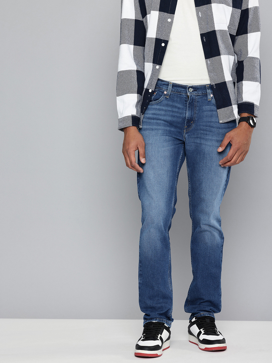 Buy Levis Men 511 Slim Straight Fit Light Fade Stretchable Jeans ...