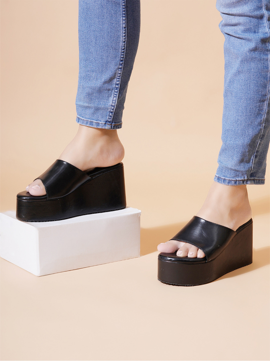 Buy PLANET WALK Women High Top Platform Sandals - Heels for Women ...