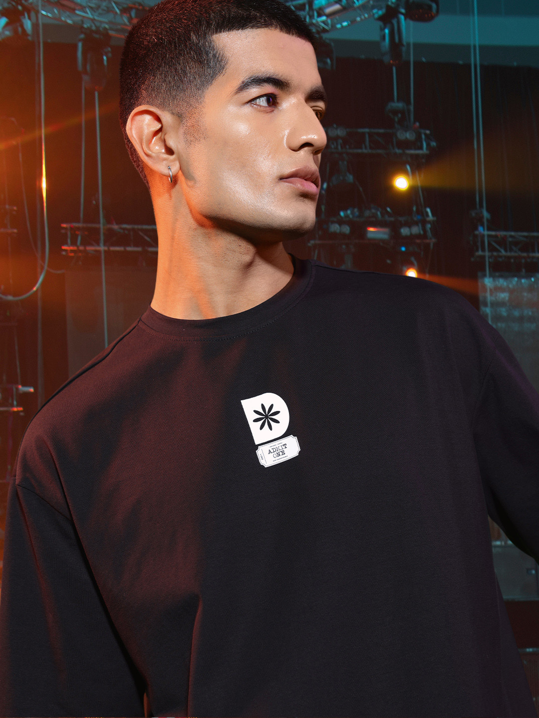 Buy Kook N Keech Oversized Drop Shoulder Concert T Shirt - Tshirts for ...