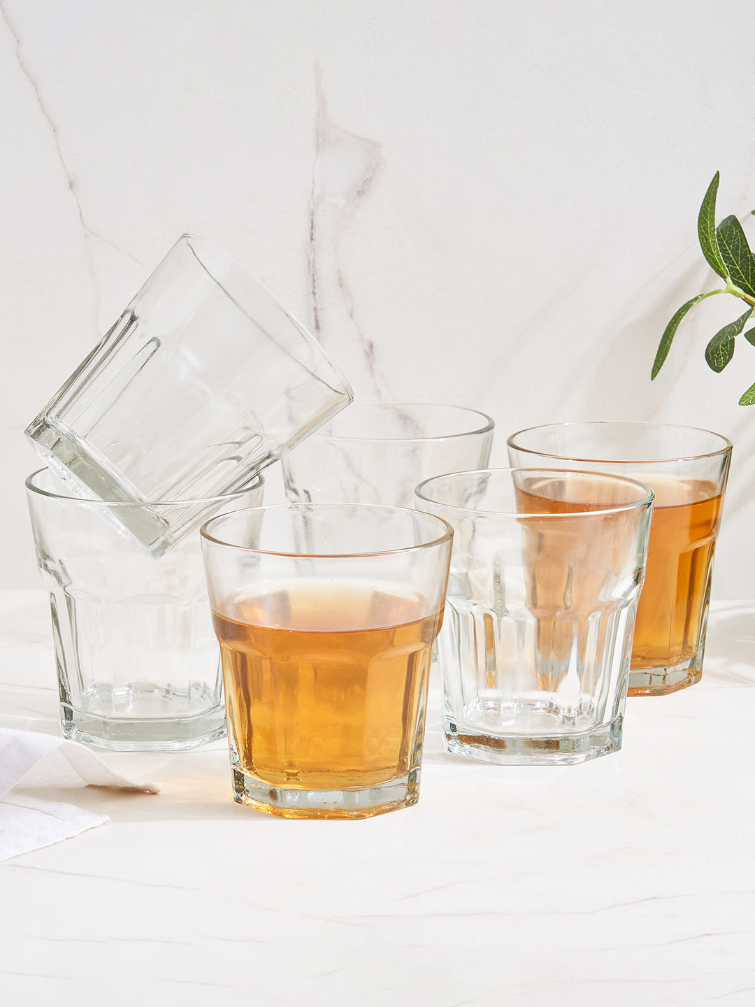 Buy Home Centre Corsica Maria Transparent 6 Pieces Water Glasses 300 Ml ...