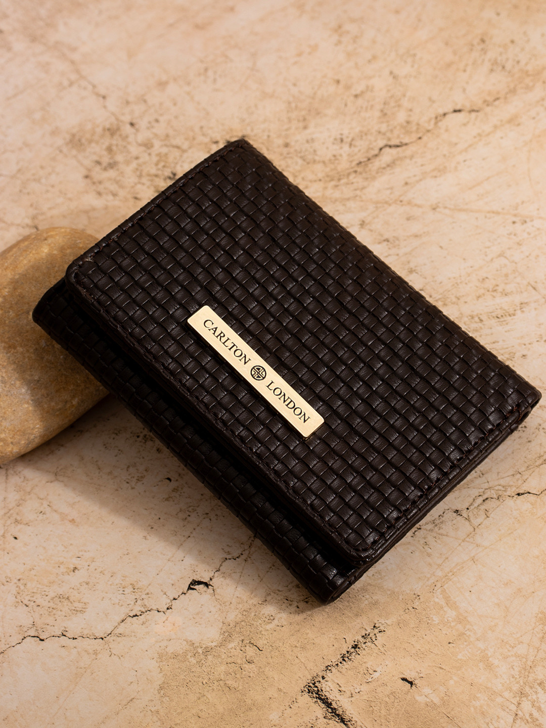 Buy Carlton London Women PU Textured Three Fold Wallet - Wallets for ...