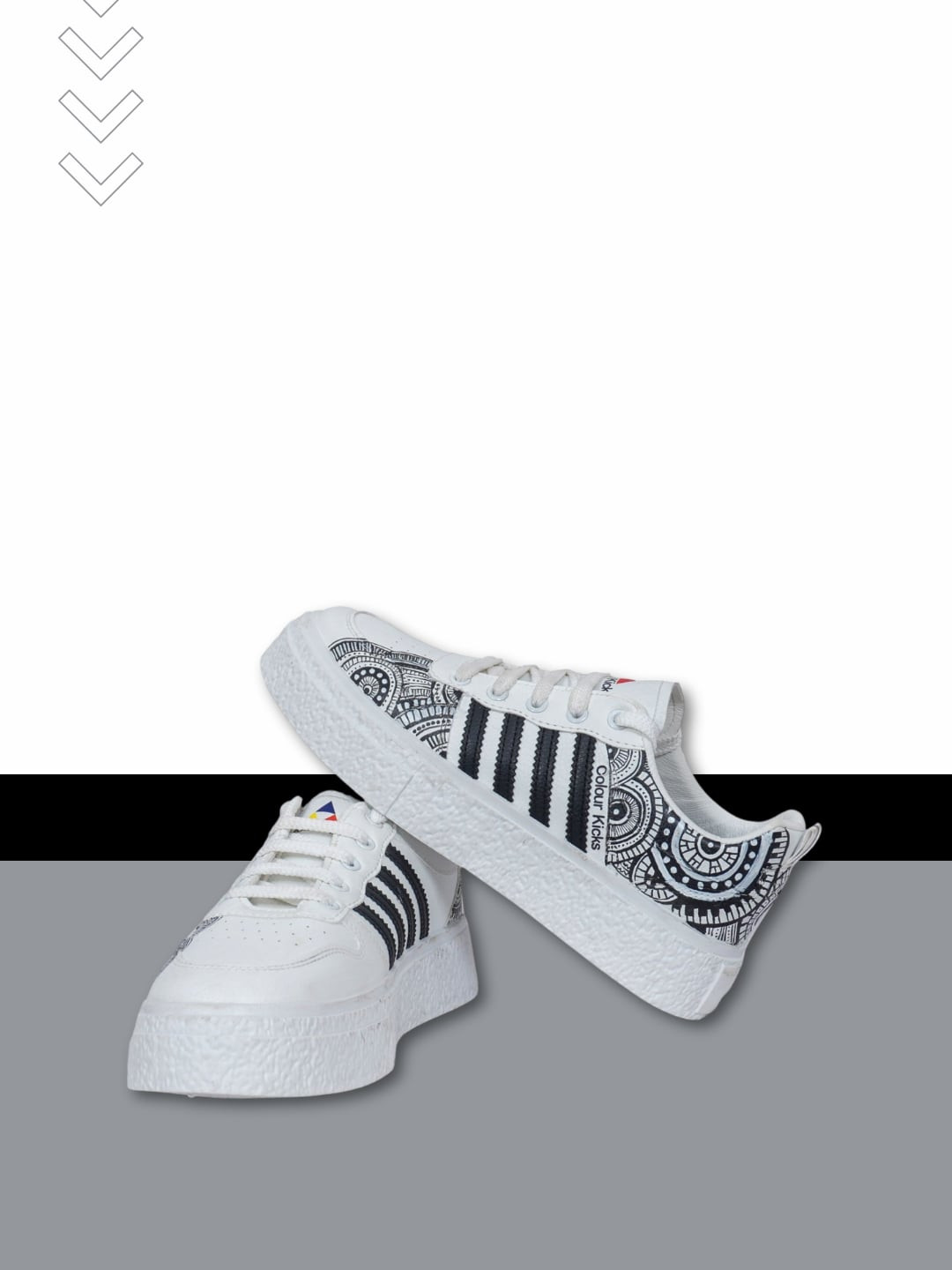 Buy Colour Kicks Men & Women Cosmic Design Handpainted Sneakers ...