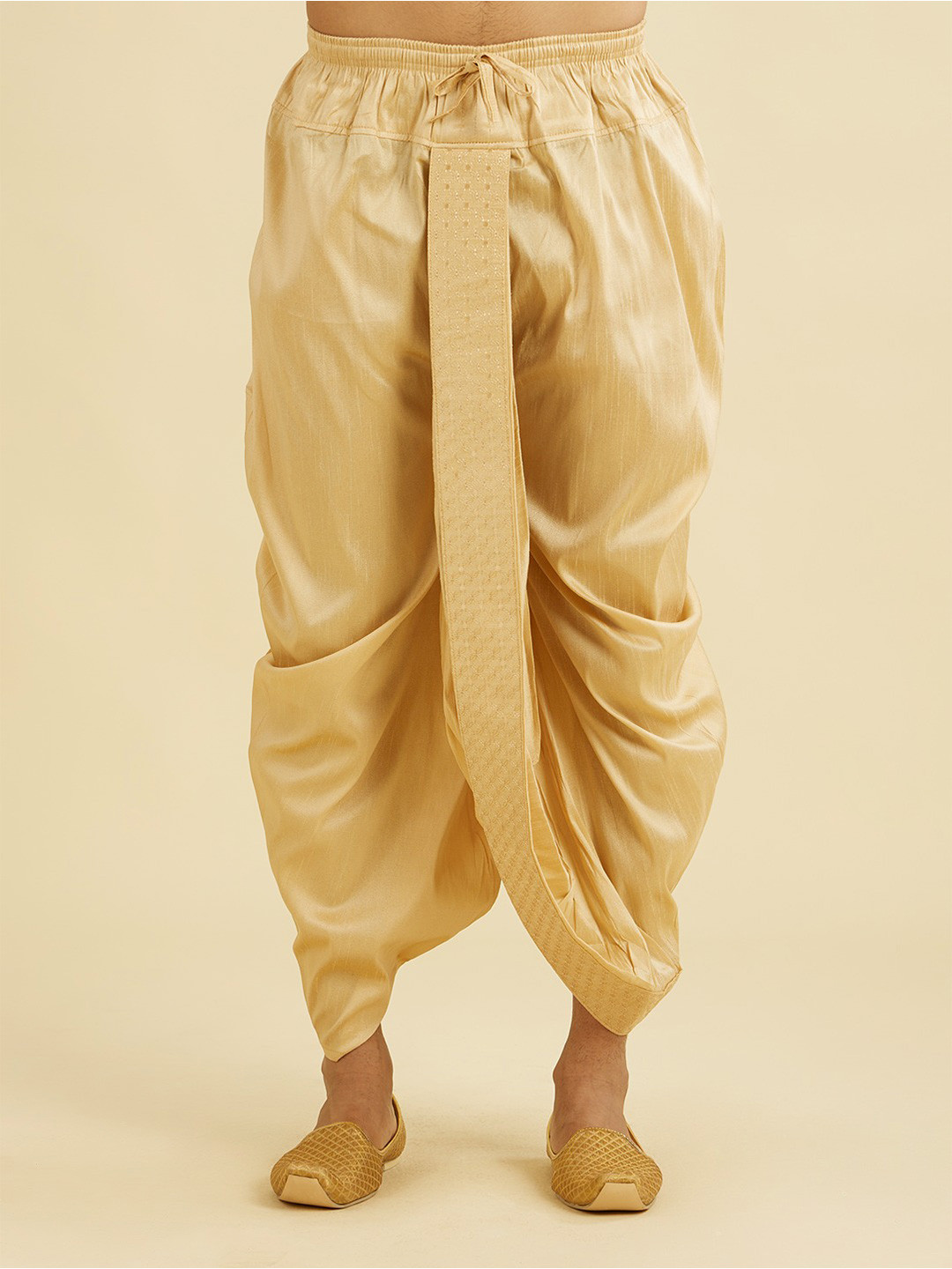 Buy Manyavar Men Fawn Dhotis - Dhotis for Men 31369349 | Myntra