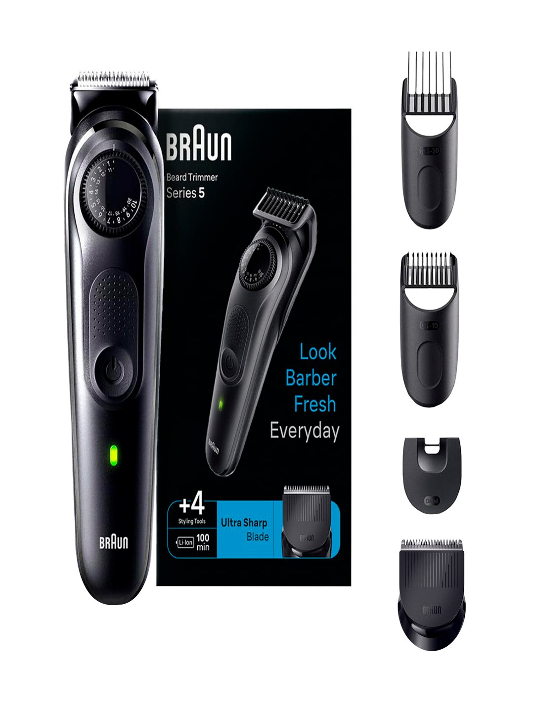 Buy Braun BT5410 Series 5 Beard Trimmer Black - Trimmer for Men ...