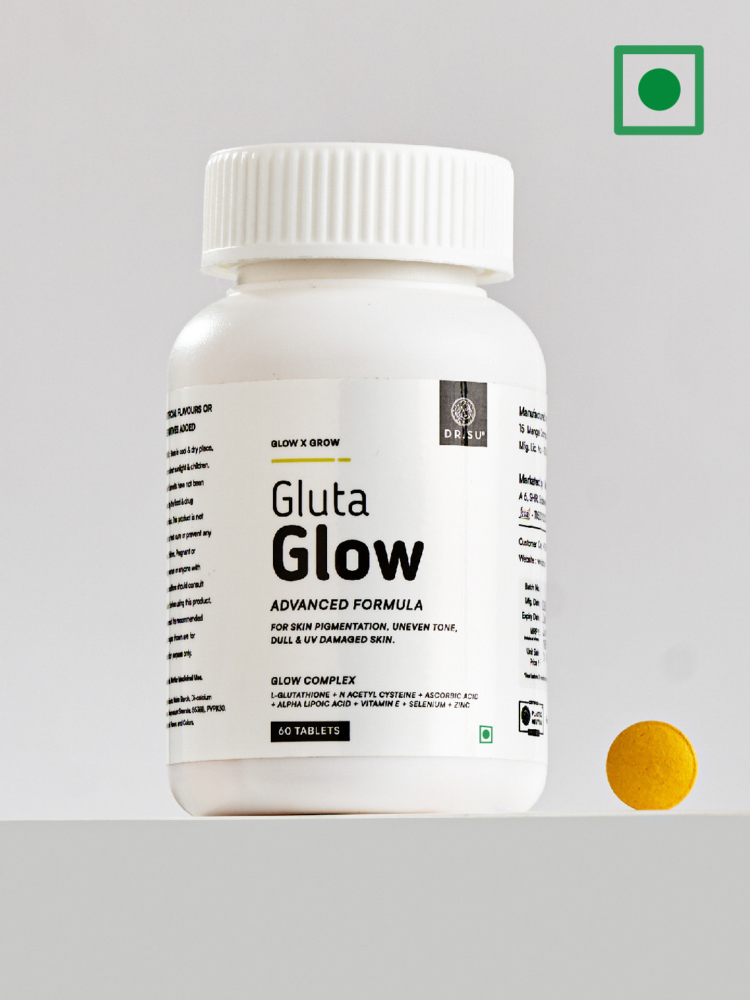 Buy Dr. Su 500 Mg L Glutathione Tablets For Radiant Skin Glow 60 ...