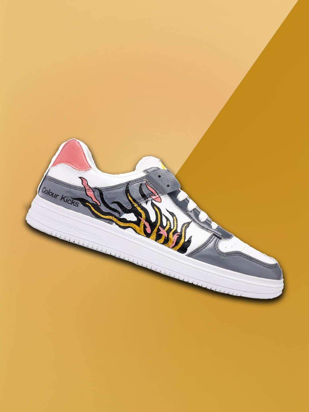 Buy Colour Kicks Men & Women Flames Lace Ups Sneakers - Casual Shoes ...