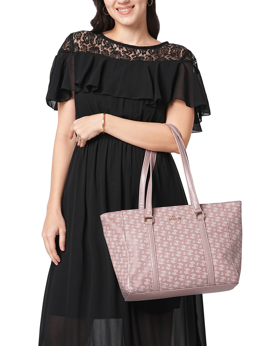 Buy Lavie Women Mono LL Meryl Tote Handbag - Handbags for Women ...