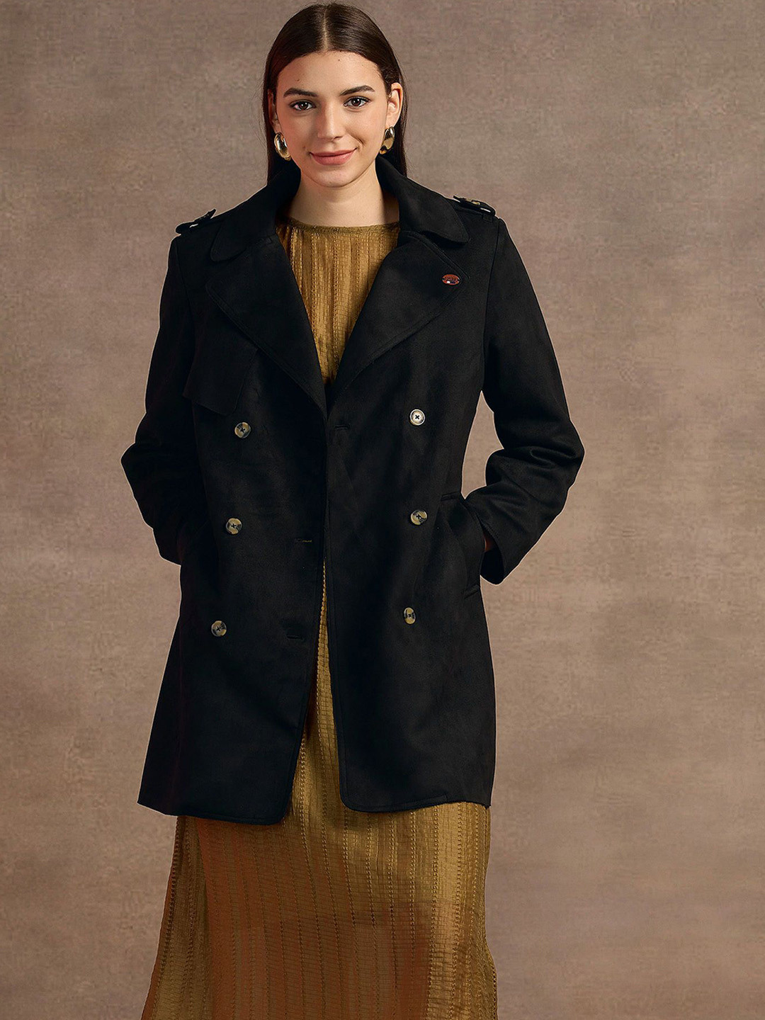 Buy U.S. Polo Assn. Women Women Longline Jacket - Jackets for Women ...