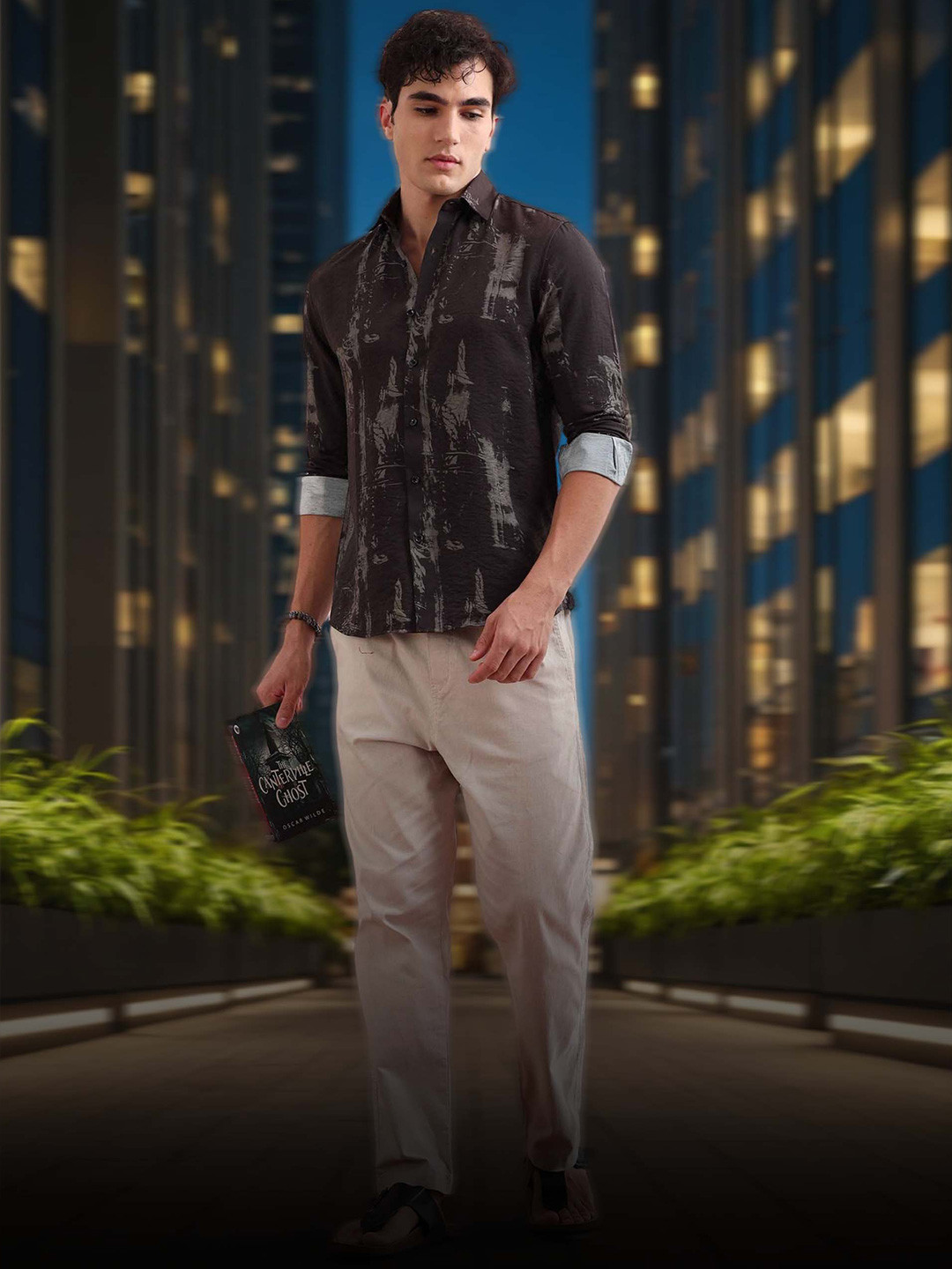 Buy HOUSE OF MAHNOTS Men Classic Opaque Printed Casual Shirt - Shirts ...