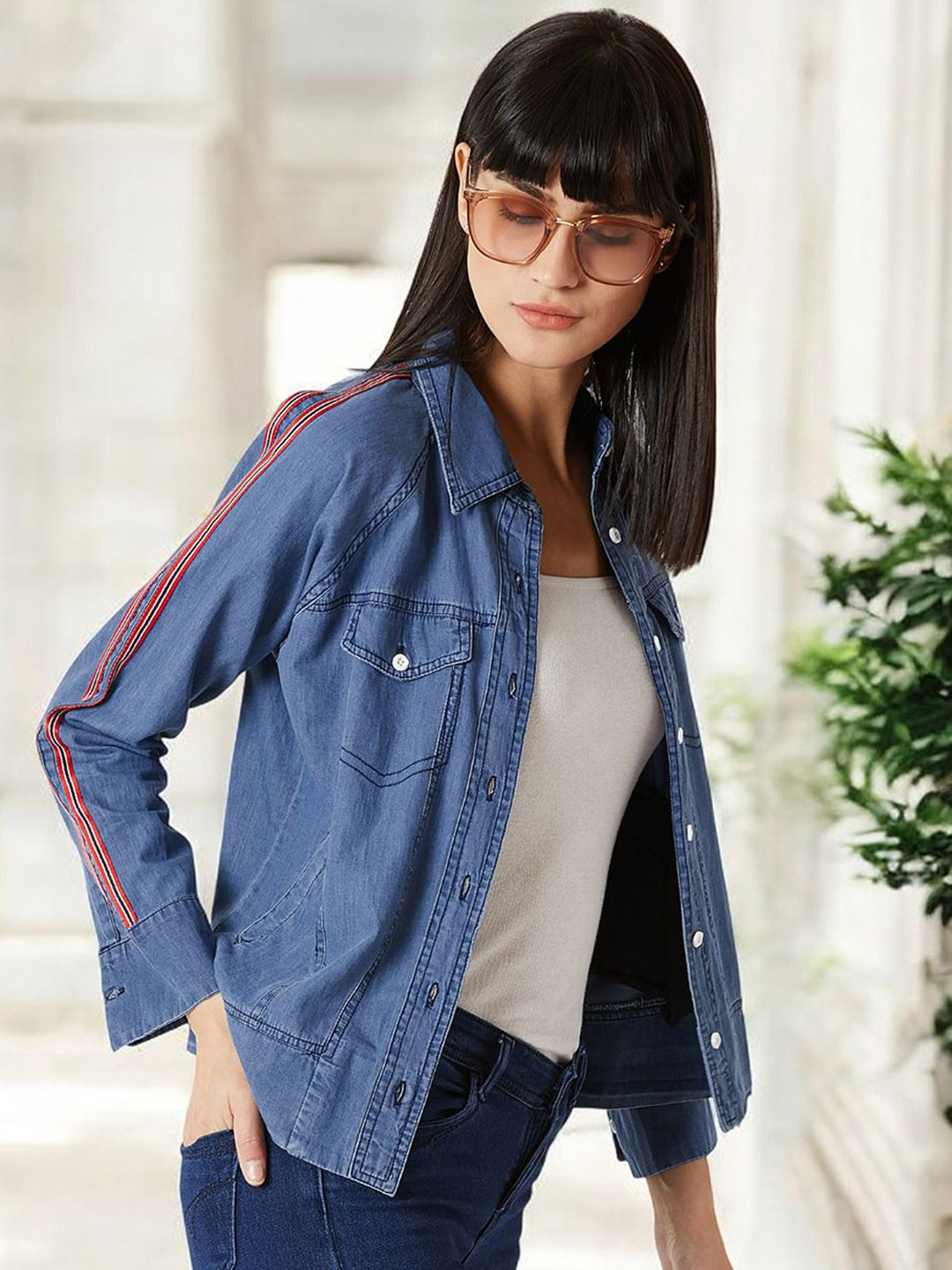 Buy Miss Chase Women Denim Jacket - Jackets for Women 31473647 | Myntra
