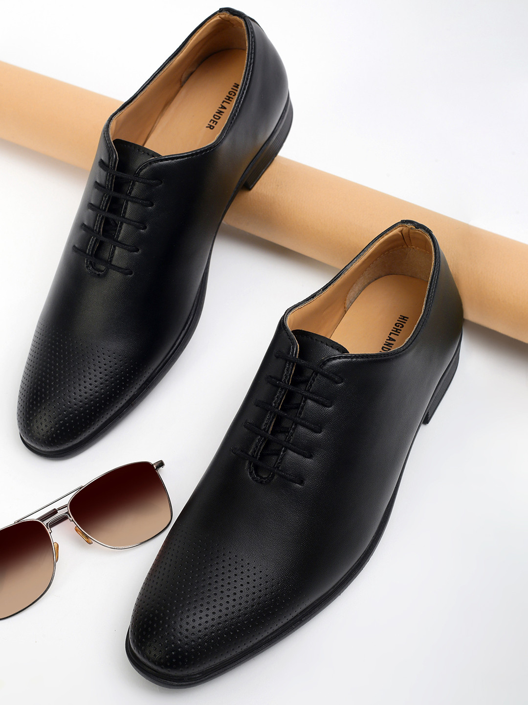 Buy HIGHLANDER Men Lace Up Formal Oxfords - Formal Shoes for Men ...