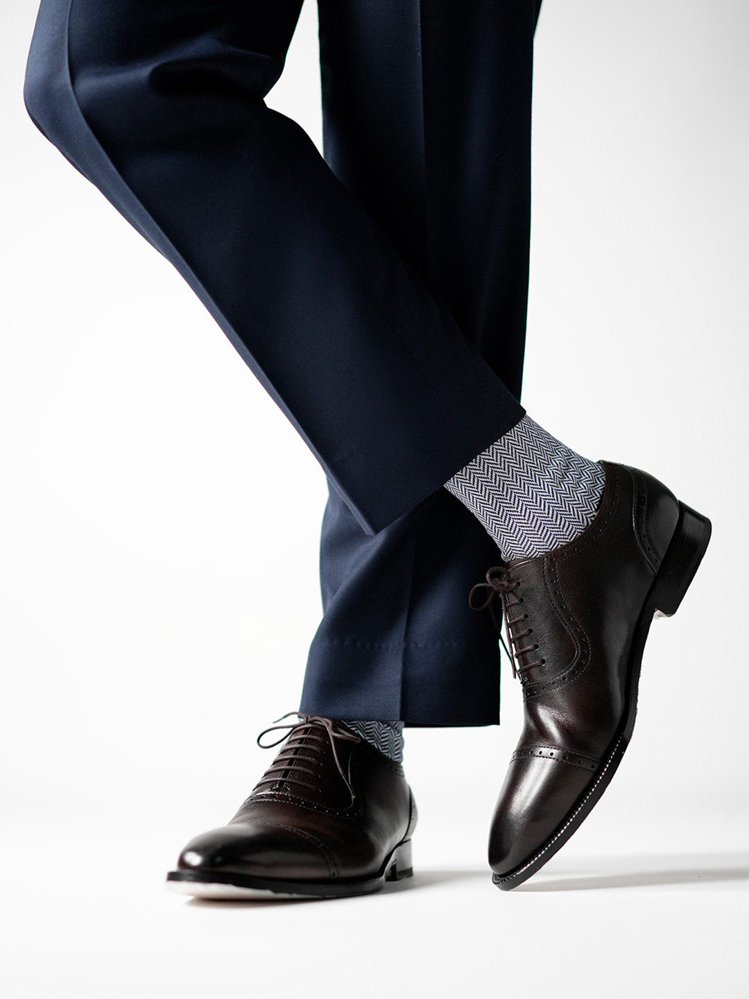 Buy Theater Men Blue Mercerized Cotton Formal Socks - Socks for Men ...