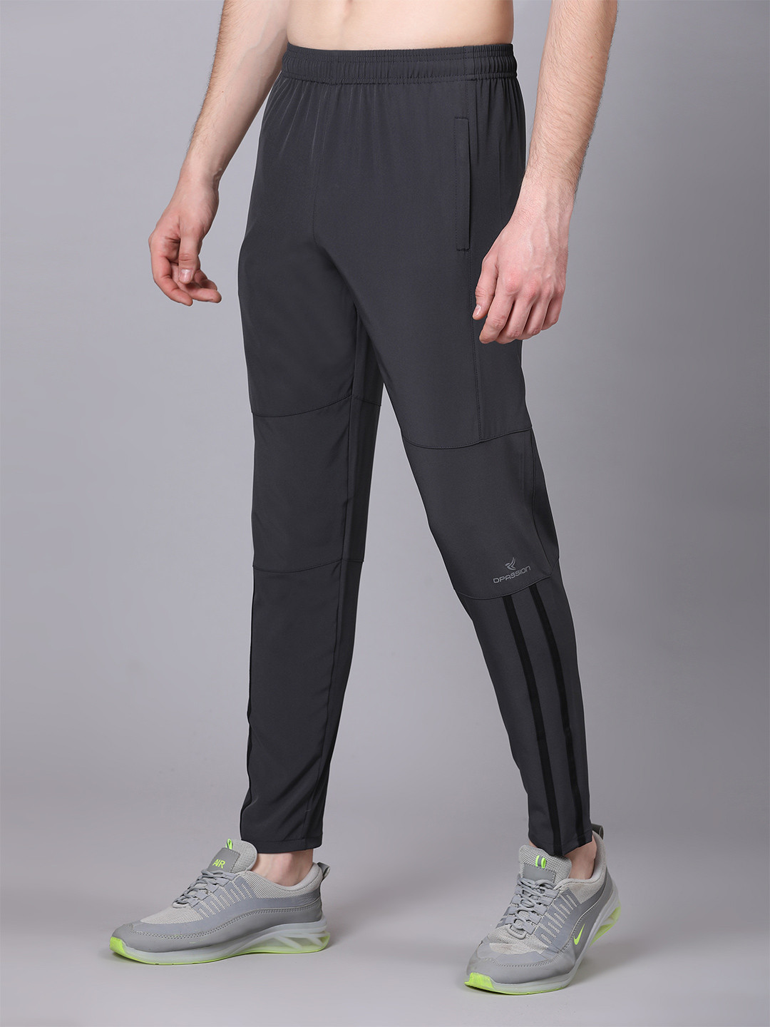 Buy Dpassion Men Mid Rise Rapid Dry Running Track Pant - Track Pants ...