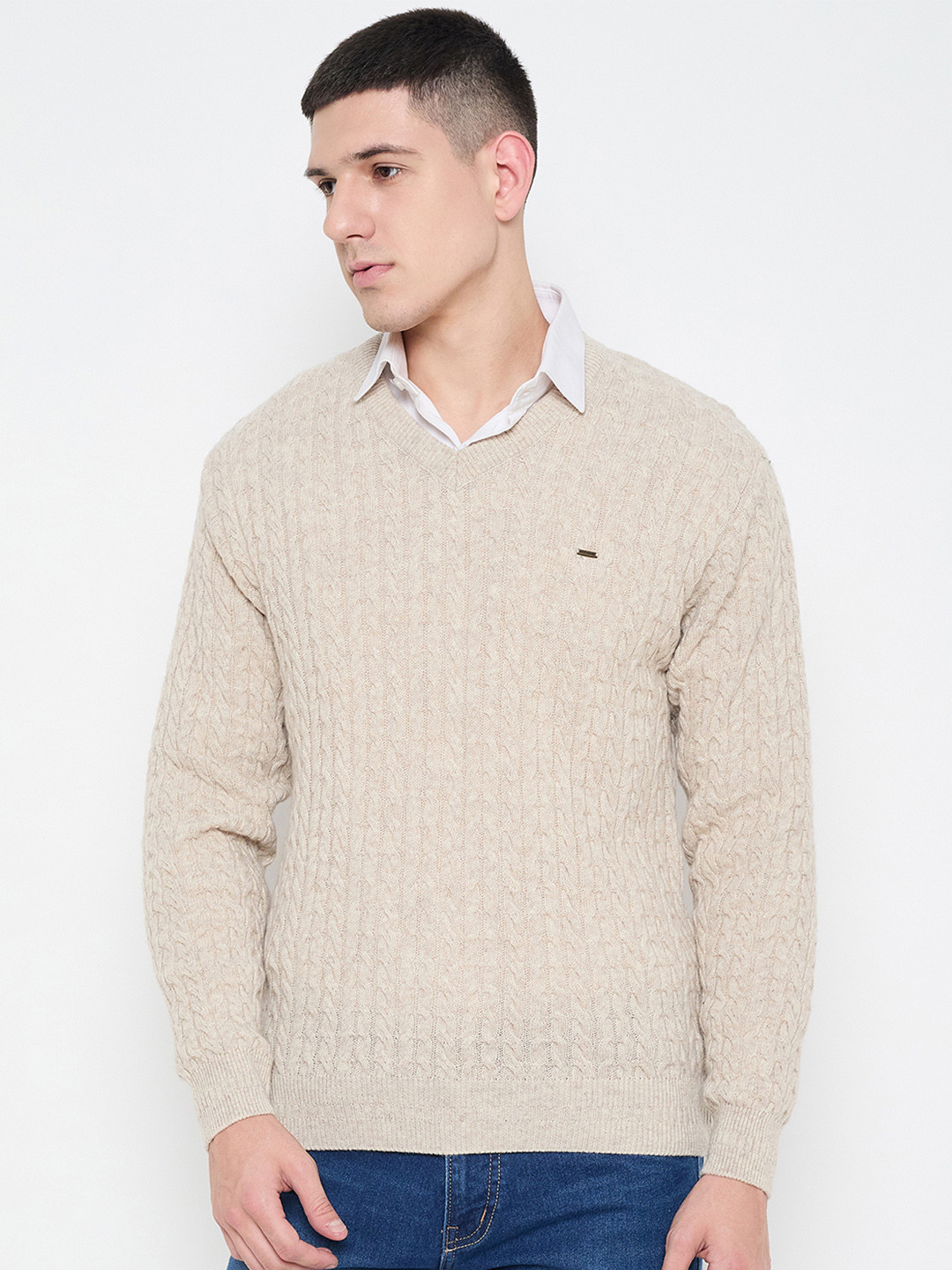 Buy Duke Men Long Sleeves V Neck Pullover Sweater - Sweaters for Men ...