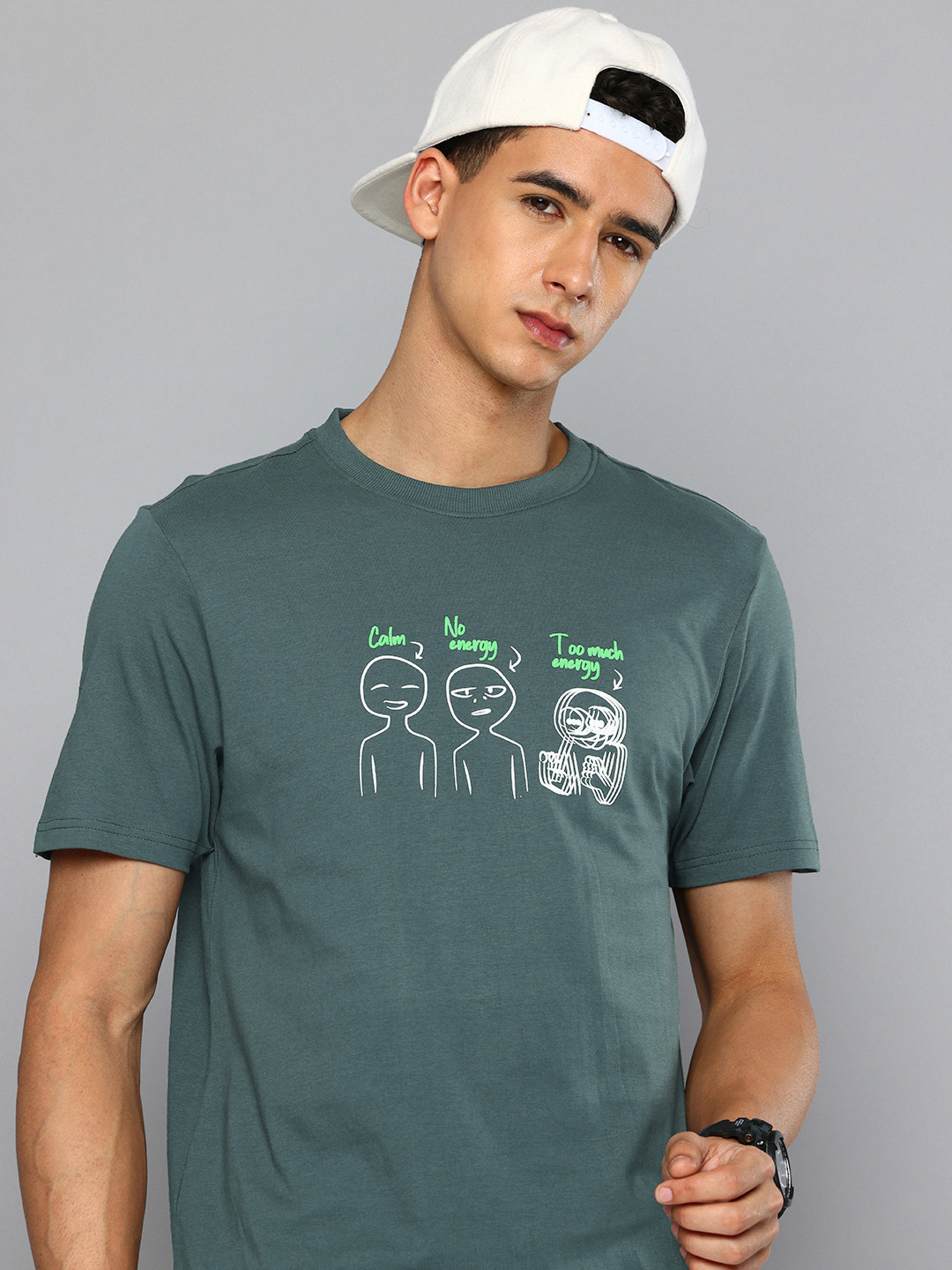 Buy Flying Machine Printed Pure Cotton T Shirt - Tshirts for Men ...